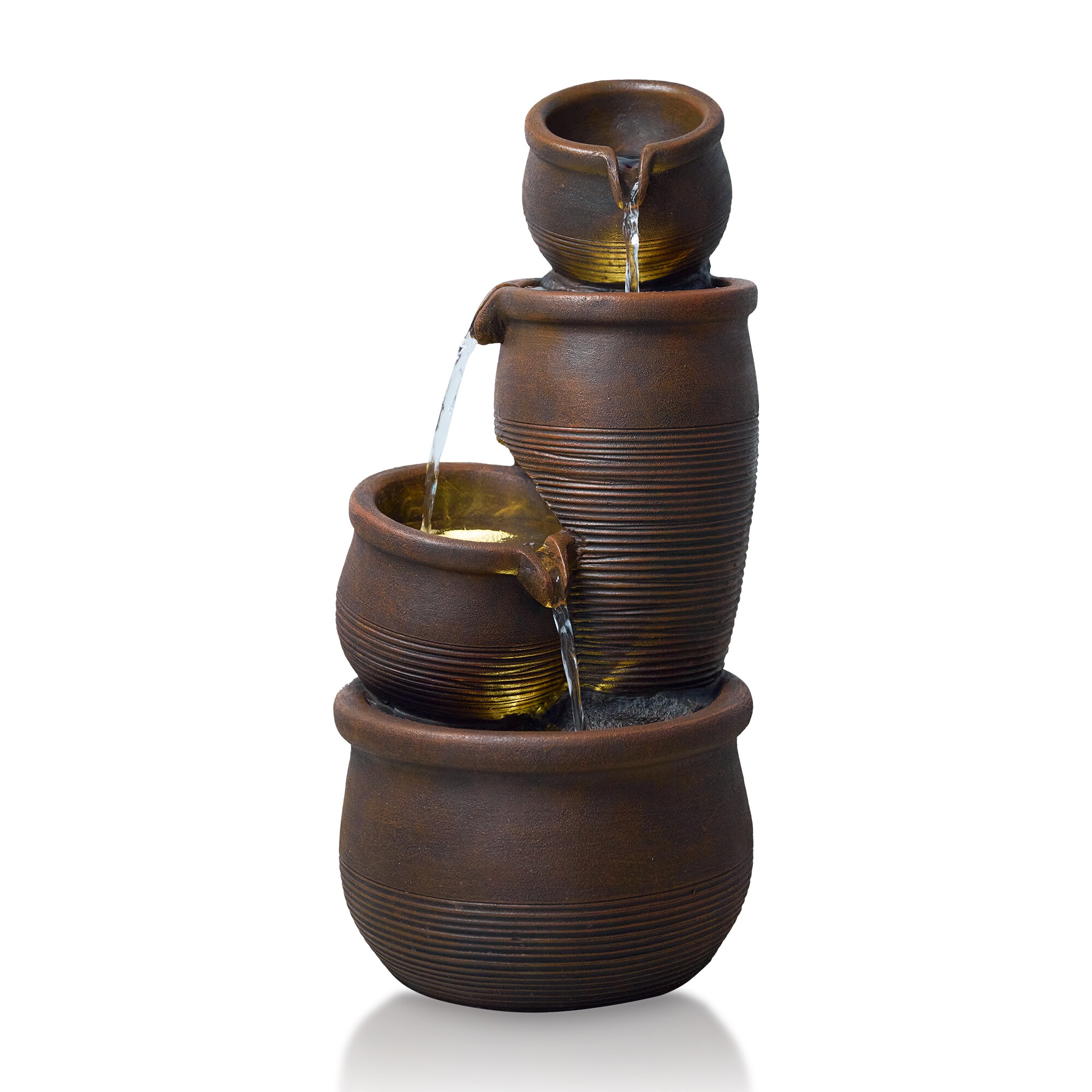 Resin 12.01-Inch-Deep Outdoor Fountains at Lowes.com