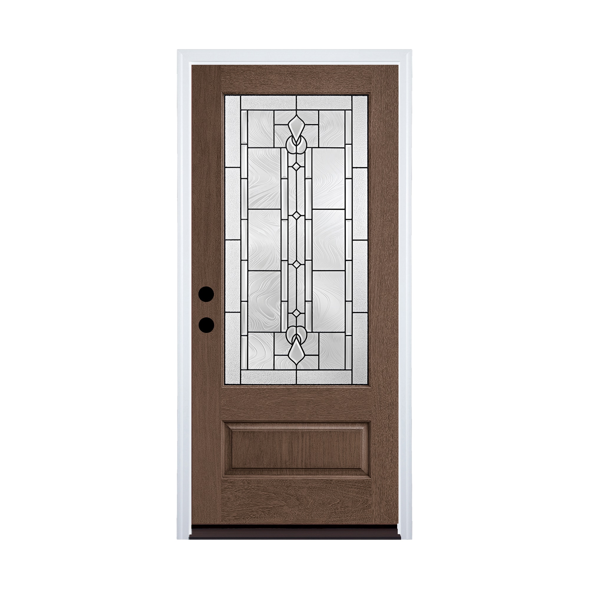 Therma-Tru Lucerna 36-in x 80-in x 4-9/16-in Fiberglass Right-hand ...