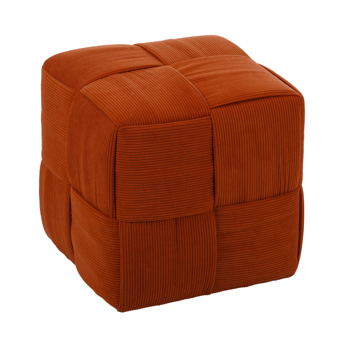Streamdale Furniture Streamdale Soft Corduroy Ottoman Foot Rest (Brown ...