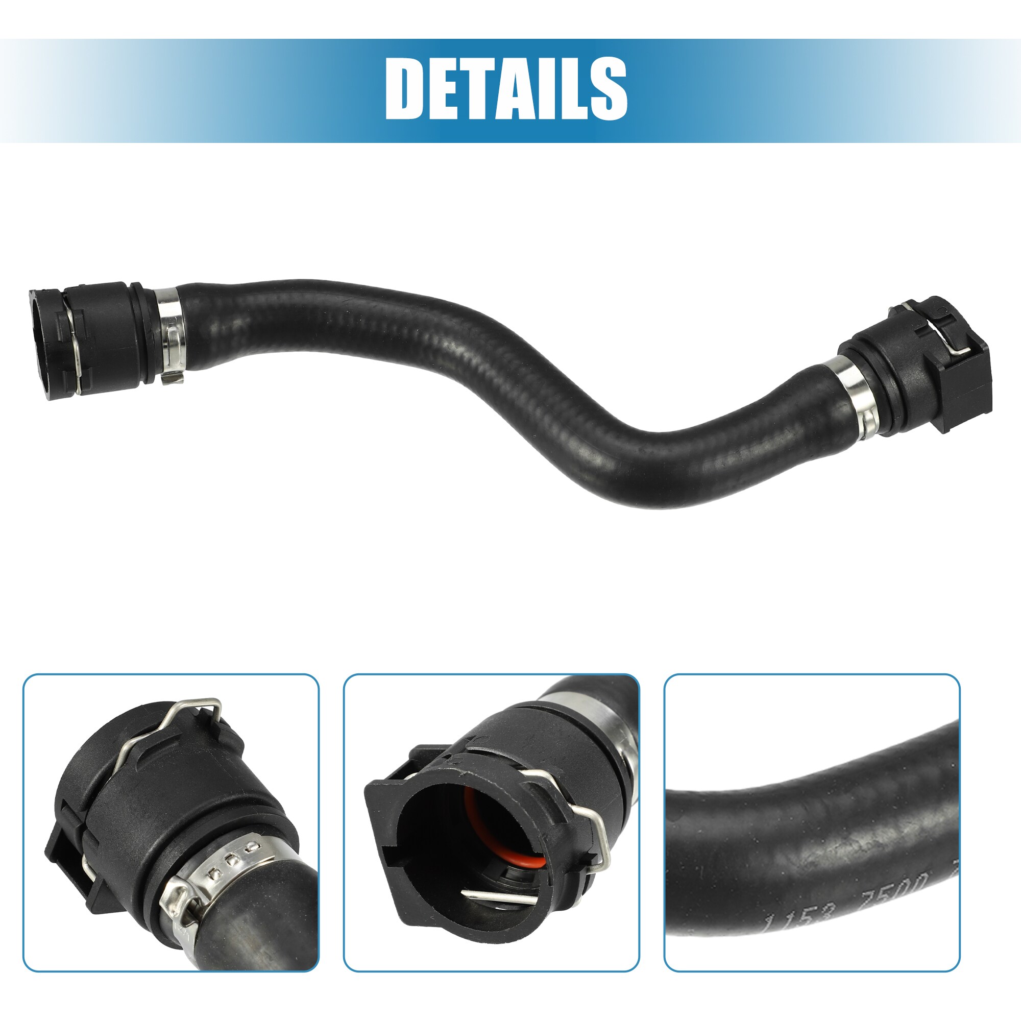 Unique Bargains Hose Additional Water Pump to Coolant Expansion Tank ...