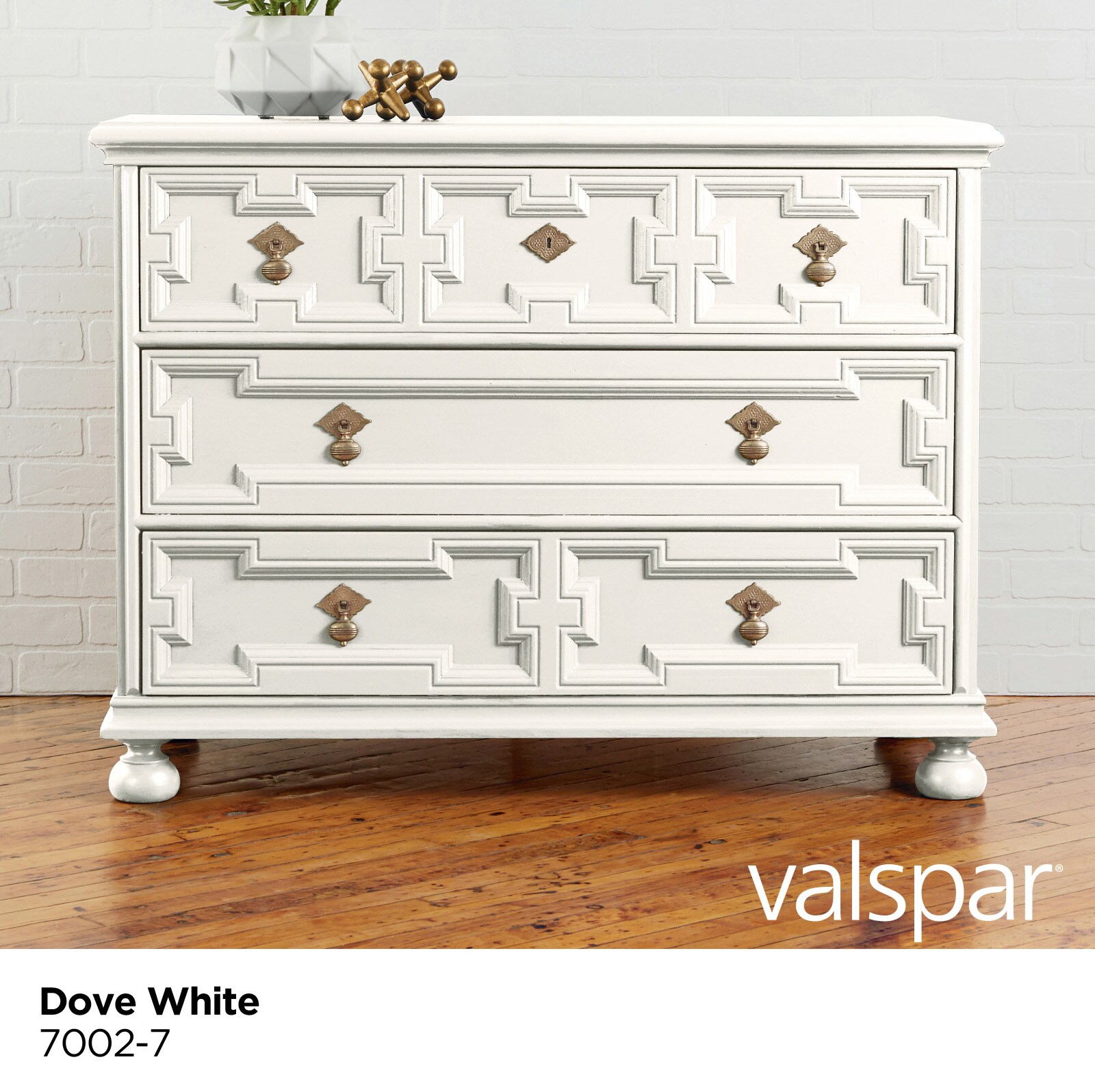 Valspar Cabinet and Furniture Satin Dove White 7002 7 Enamel 1 gallon in the Cabinet Furniture Paint department at Lowes