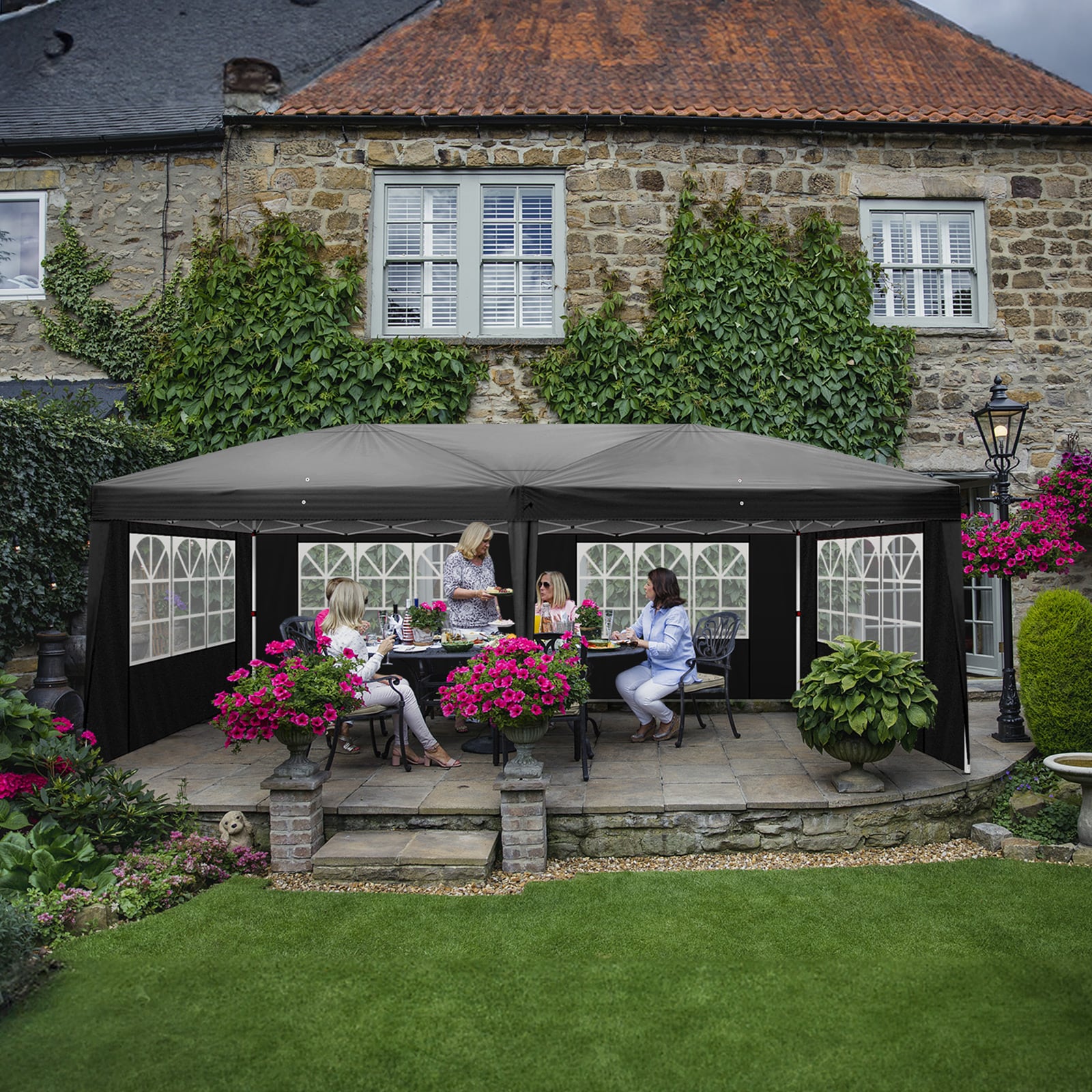 Winado 19.69 x 9.84 Rectangle Black Pop-up canopy in the Canopies ...