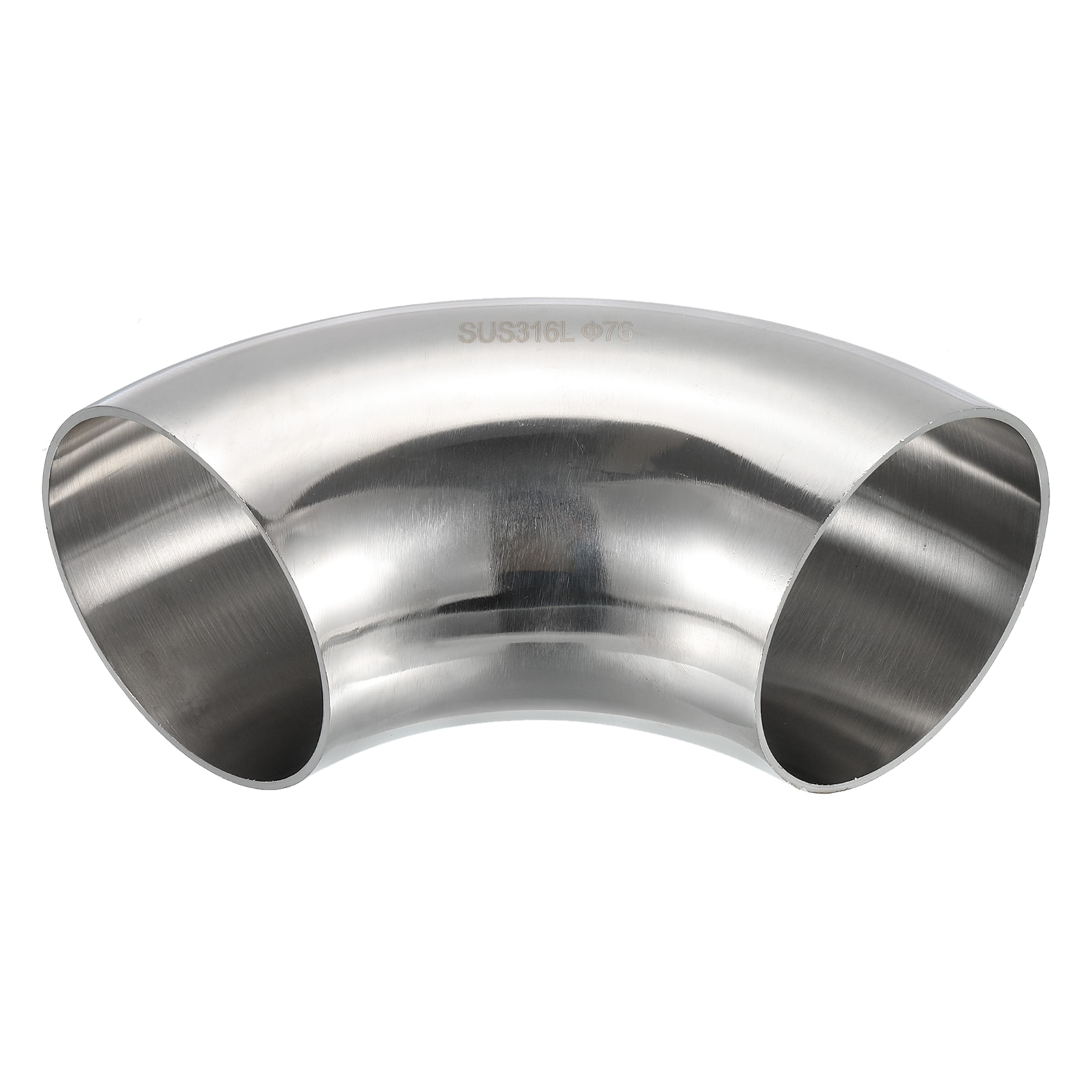 PATIKIL 90 Degree Mandrel Bend Elbow 3 Inch OD Steel Exhaust Elbow ...