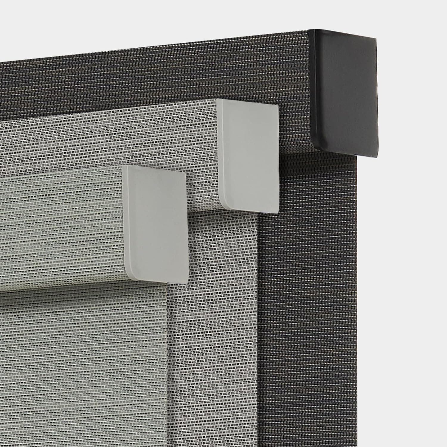Persilux Custom Size Blackout Cordless Roller Blinds Natural Woven ...