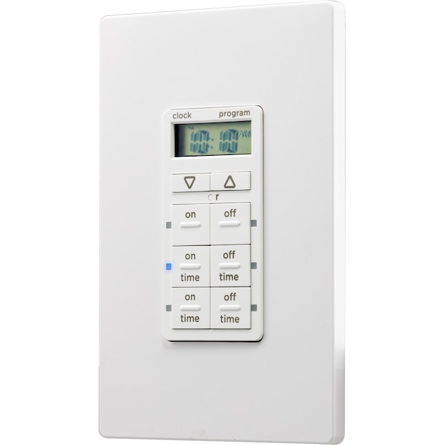 Utilitech 15 Amps 120 Volt Indoor Programmable Digital Lighting Timer