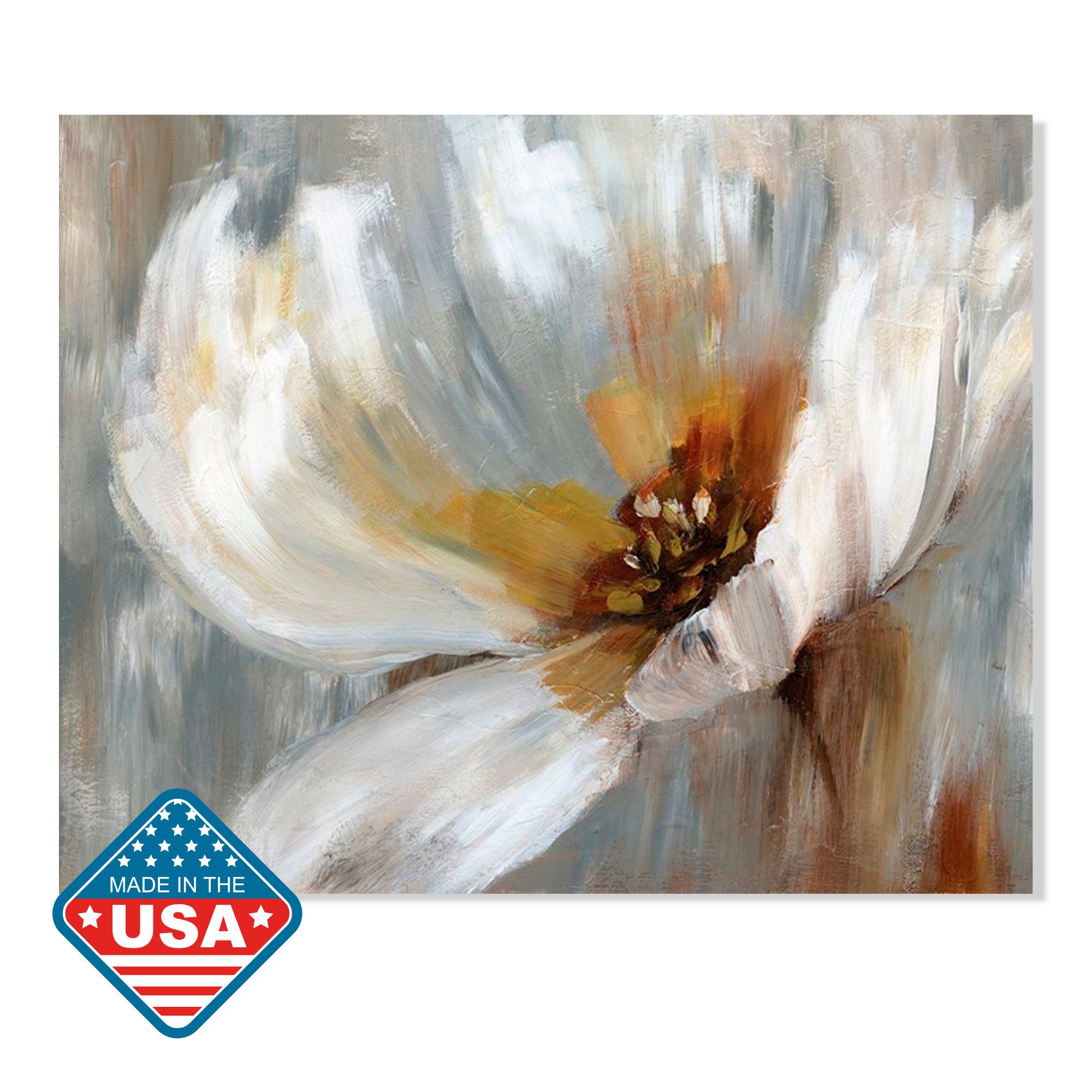 Somerset House Emboldened Poppy Fine Art Giclee Print on Gallery Wrap ...
