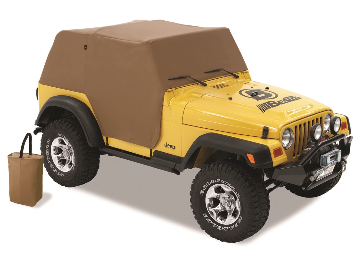 Bestop Car Cover Spice Polycotton For 92-95 Jeep Wrangler 81036-37 in ...
