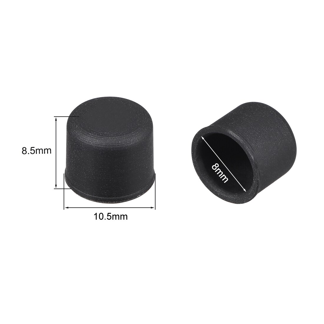 Unique Bargains 20pcs Silicone RCA Port Anti-Dust Stopper Cap Cover ...