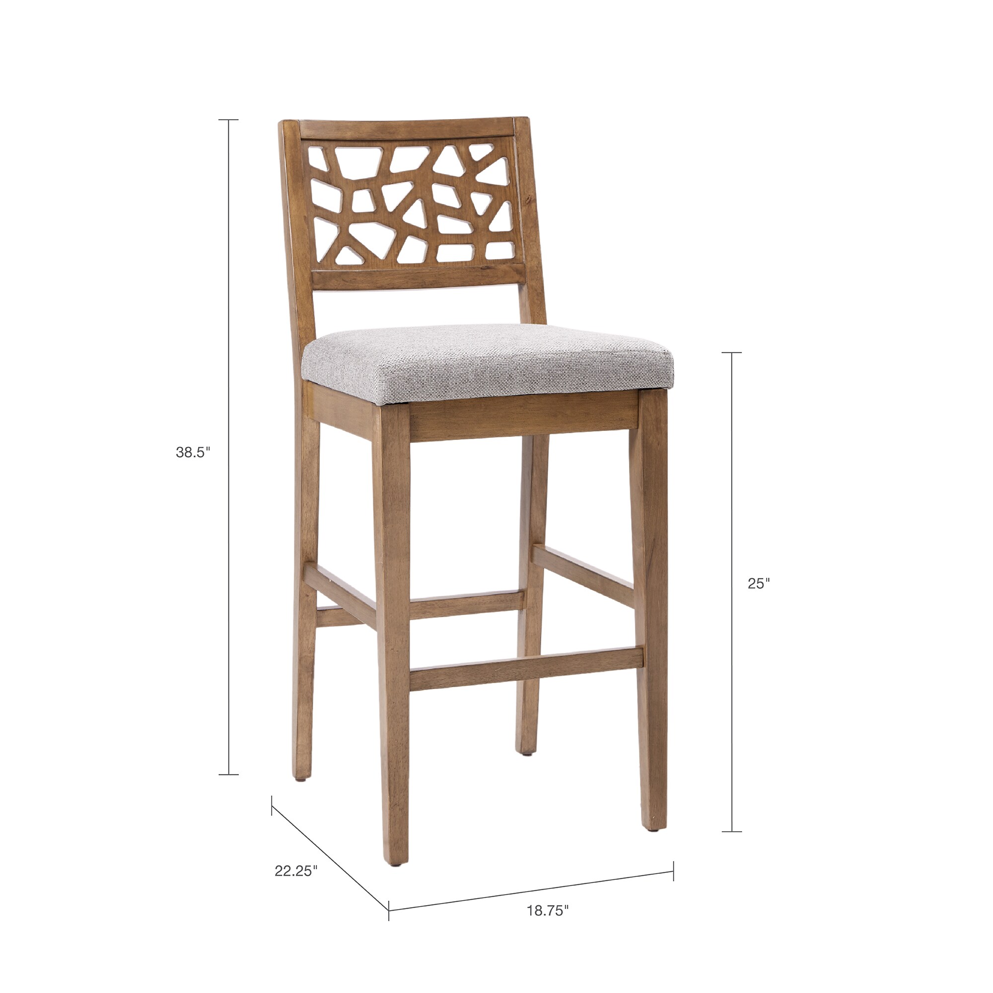 Blisstyle Counter Stool Modern Farmhouse Dining Chairs in the Dining ...