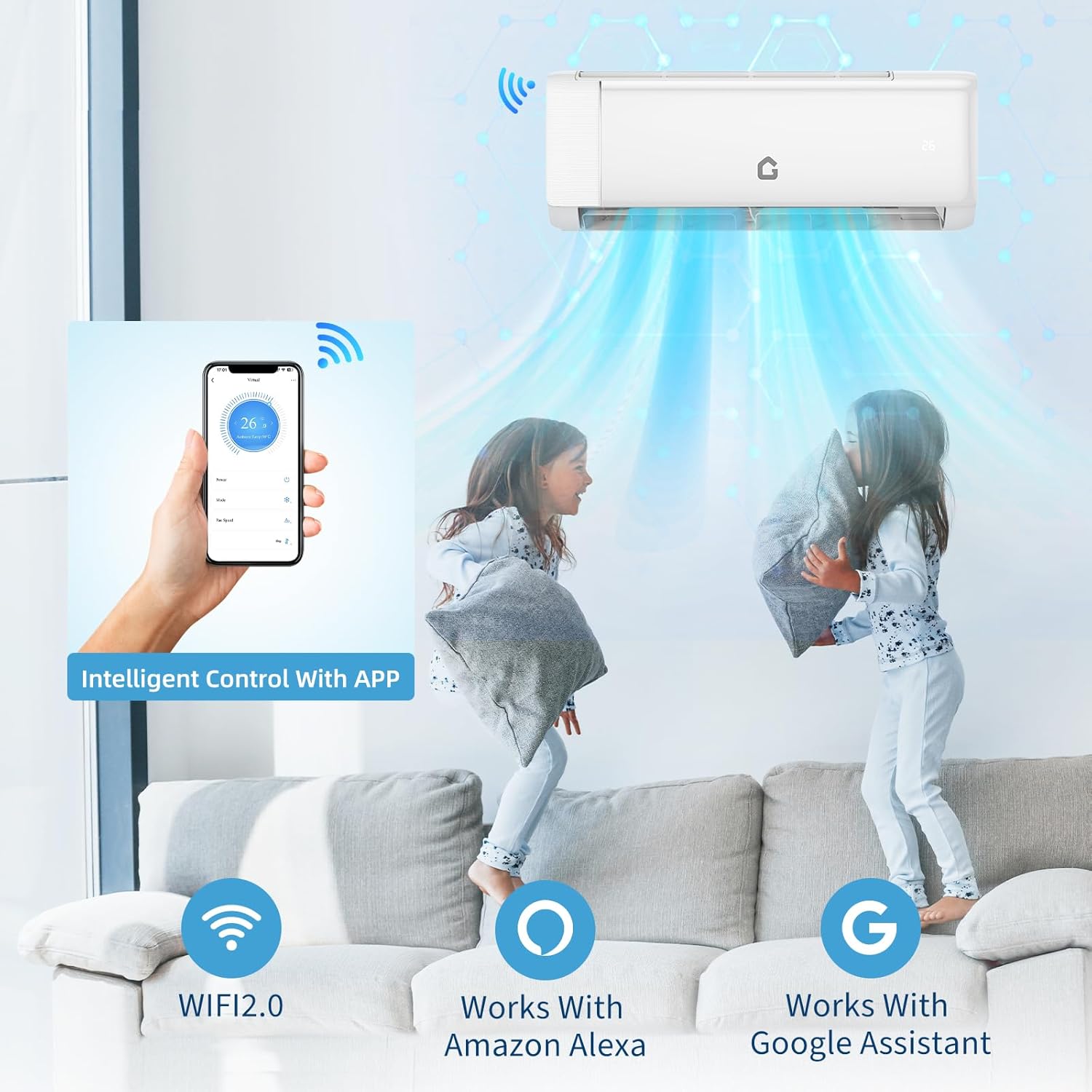 GarveeLife Special Price Long Lasting-12000 Btu Mini Split Ac Heat Pump ...