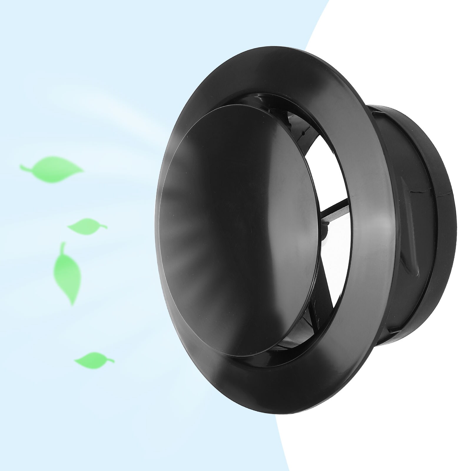PATIKIL 5inch Round Air Vent 2pcs ABS Adjustable Soffit Exhaust Vent ...