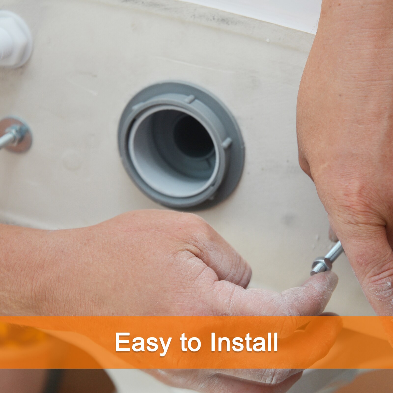 Unique Bargains 2pcs Universal Toilet Tank to Bowl Screws Kit Carbon ...