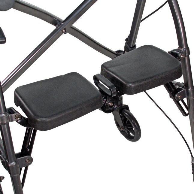 Able Life Space Saver Rollator- Black Walnut in the Walkers ... Able Life Space Saver Rollator- Black Walnut in the Walkers ...