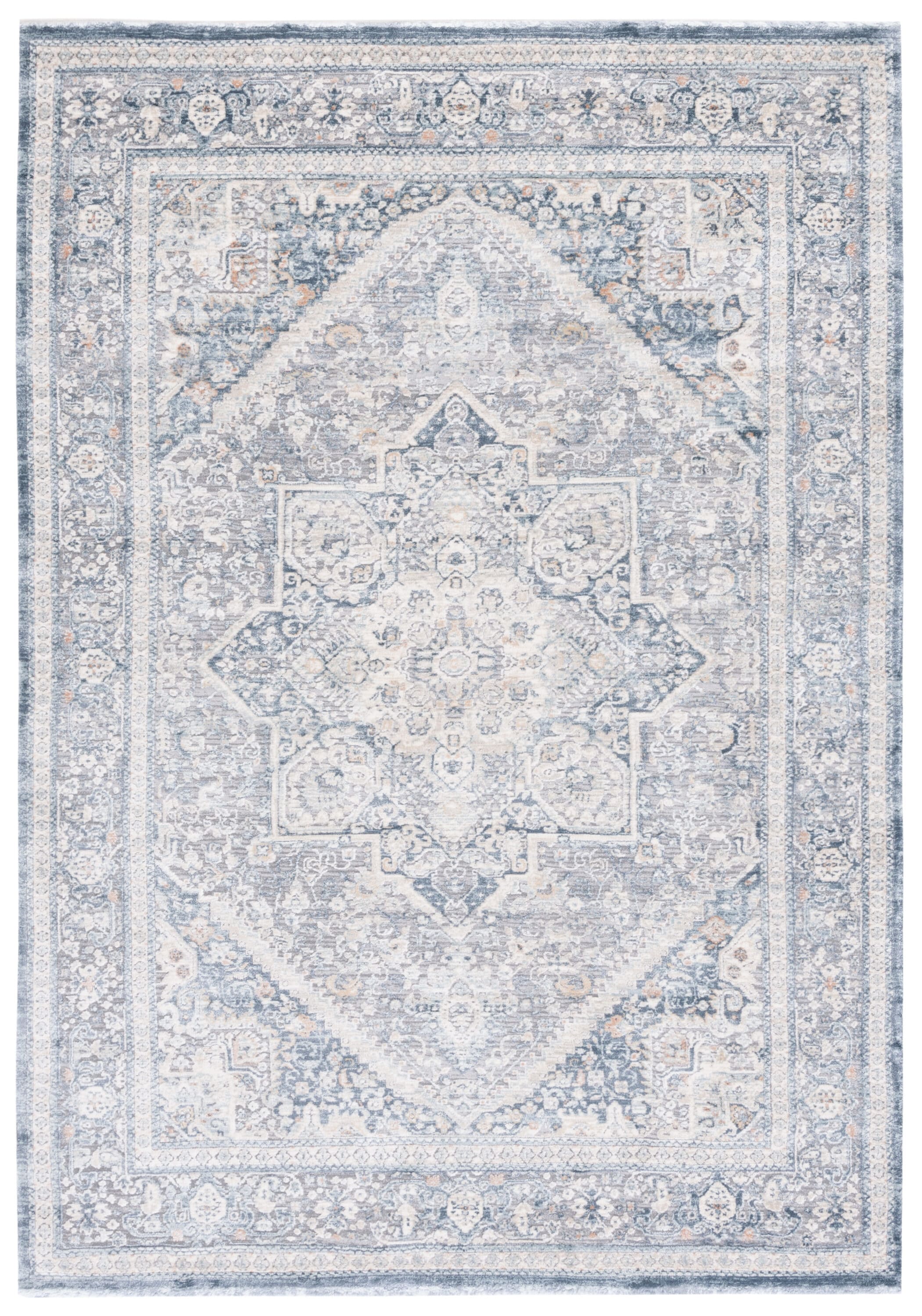 Safavieh Msr Cosmopolitan 689M Cream/Blue 4 x 6 Area rug in the Rugs ...