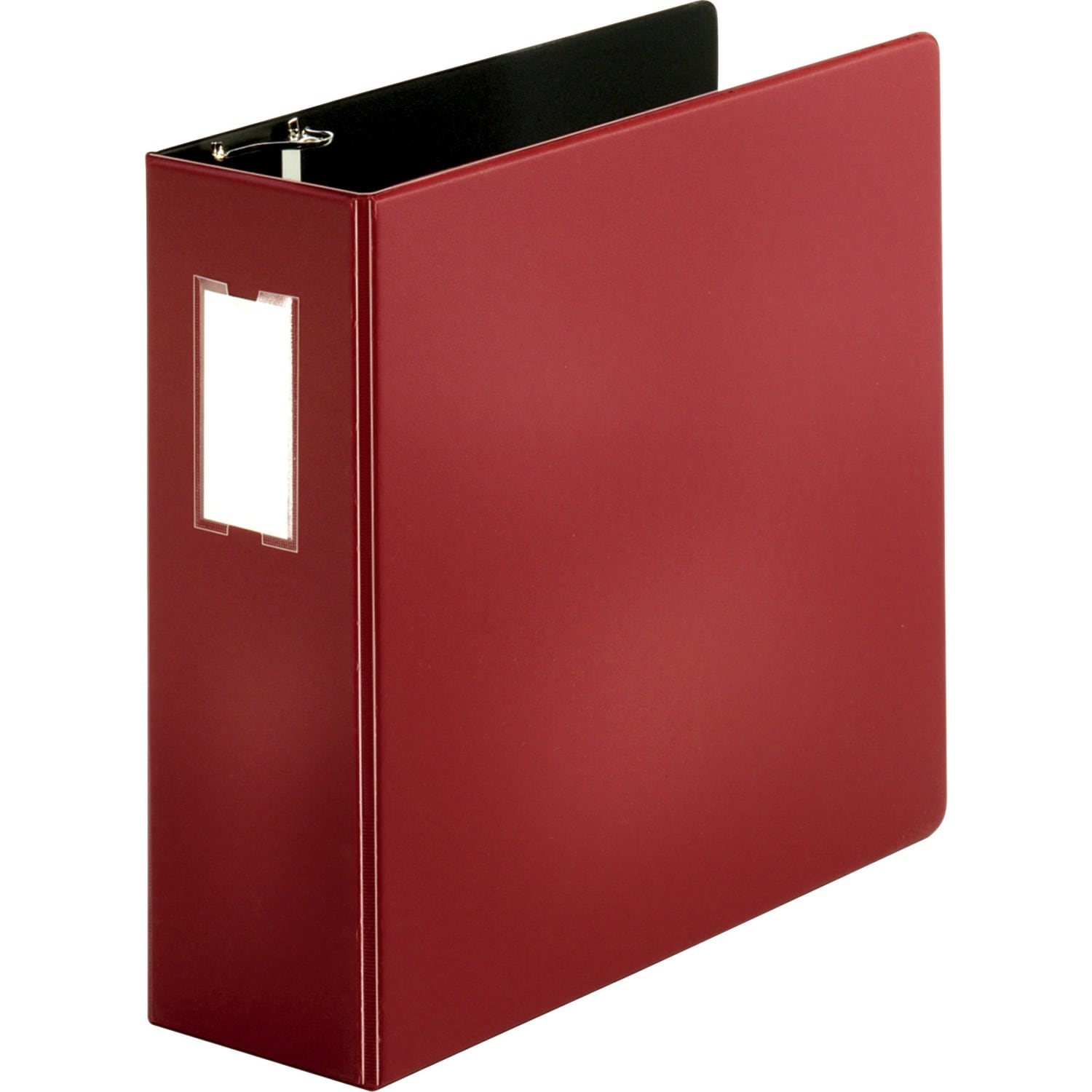 Business Source Slanted Dring Binders Chipboard Polypropylene Burgundy ...