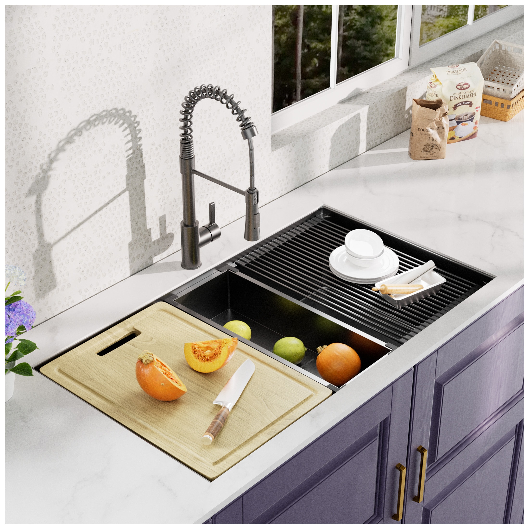 Innobule SINK Undermount 32-in x 19-in Stainless steel Single bowl ...
