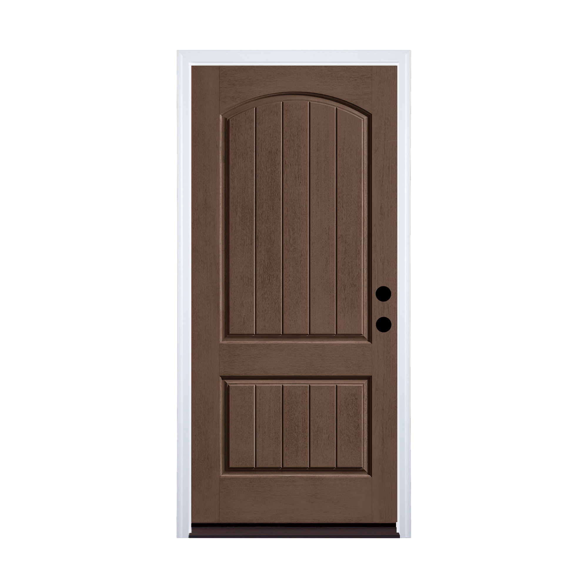 Therma-Tru Classic Craft 36-in x 80-in x 4-9/16-in Fiberglass Left-hand ...