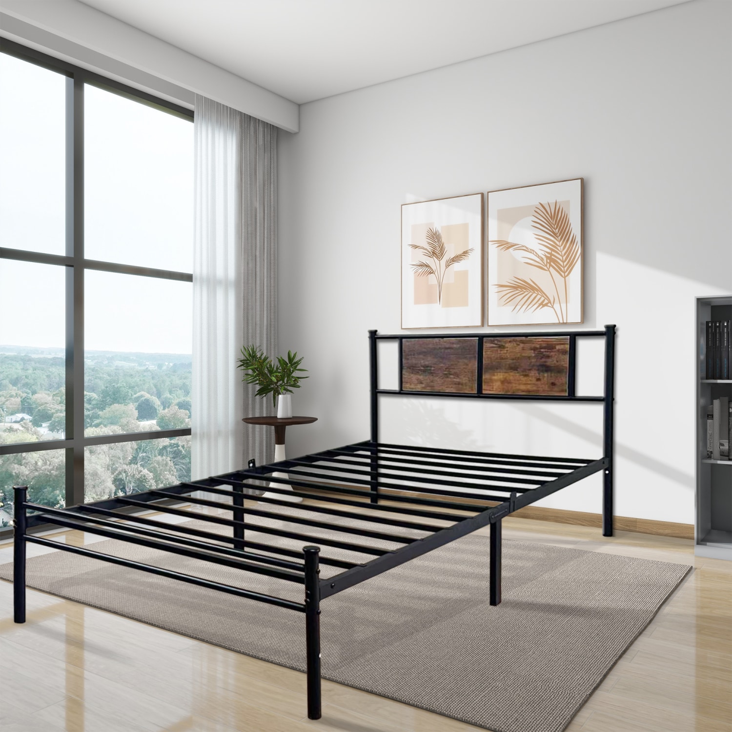 Streamdale Furniture Streamdale Twin Bed Frame with Wood Headboard ...