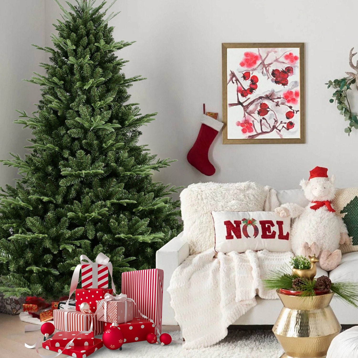 Leg base 8-Foot-Tall Christmas Trees at Lowes.com