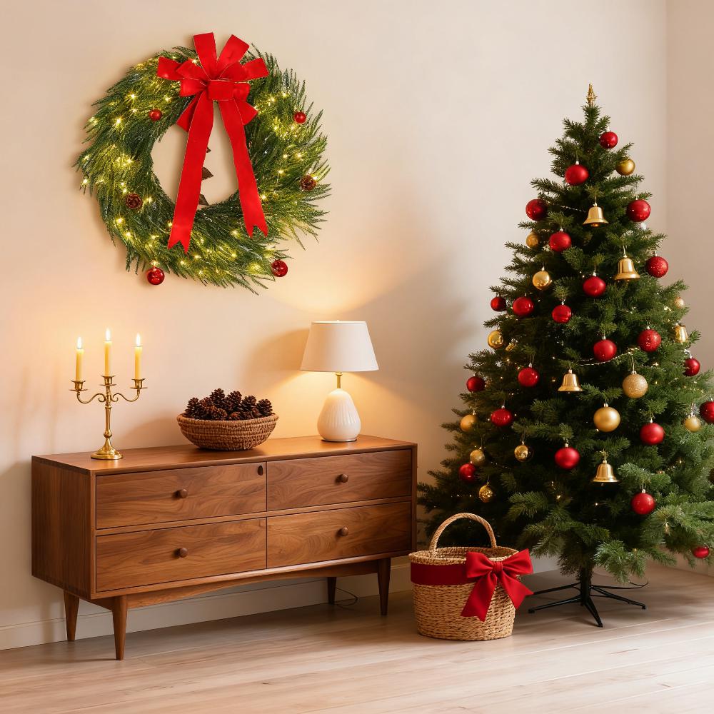 LOVMOR Set of 3 3 Inch Christmas Hanging Ball Ornaments Decorative Tree ...
