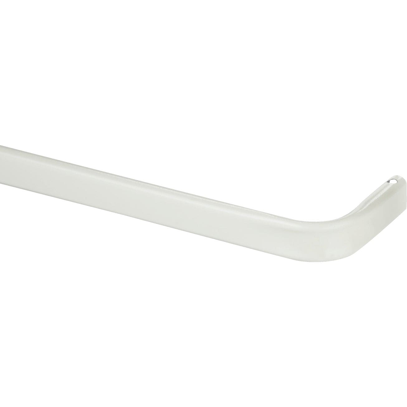 Kenney KN513 Single Curtain Rod 84 -120 White in the Curtain Rods ...