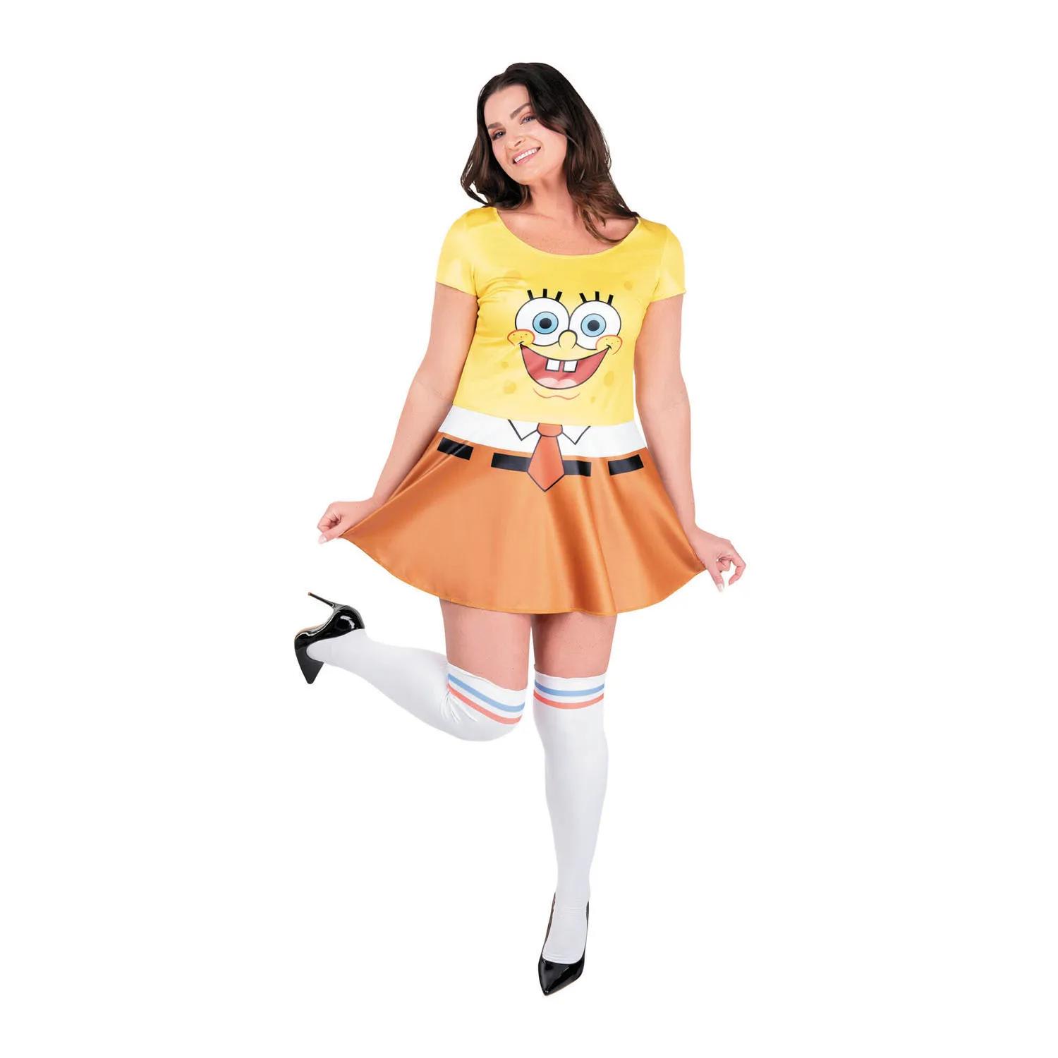 Jazwares SpongeBob SquarePants Men's Halloween Classic Costume Dress ...