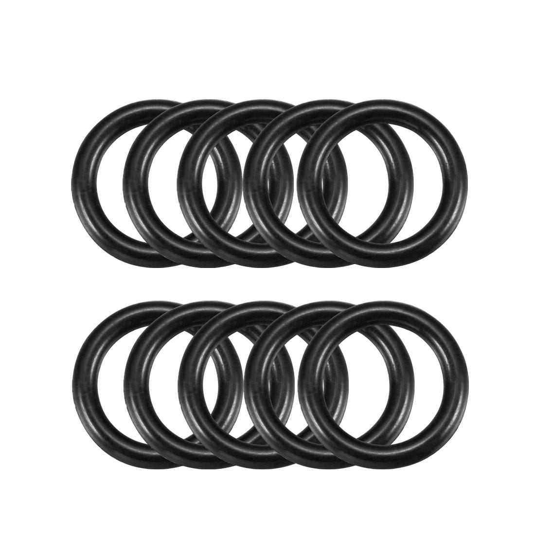 Unique Bargains Nitrile Rubber O-Rings 16mm OD 11mm ID 2.5mm Width ...