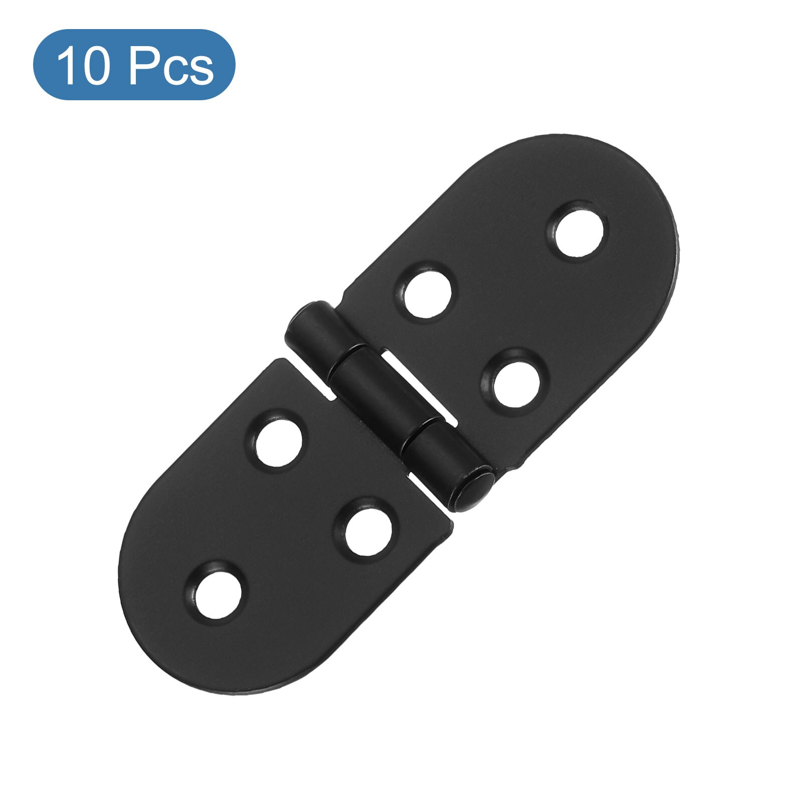 Unique Bargains 10pcs Folding Table Hinge Iron 270 Degree Round Edge ...
