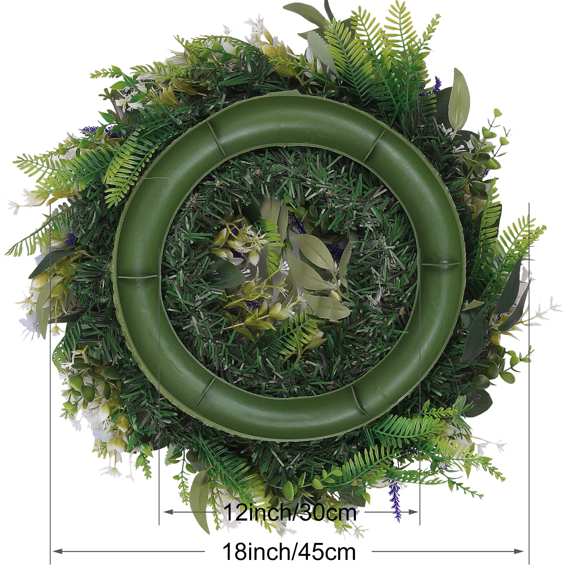 Unique Bargains Peony Wreaths for Front Door Artificial Flower Door ...