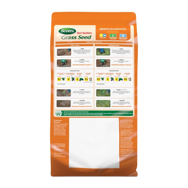 Scotts Turf Builder 5 Lb Bermuda Grass Seed In The Grass Seed Department At