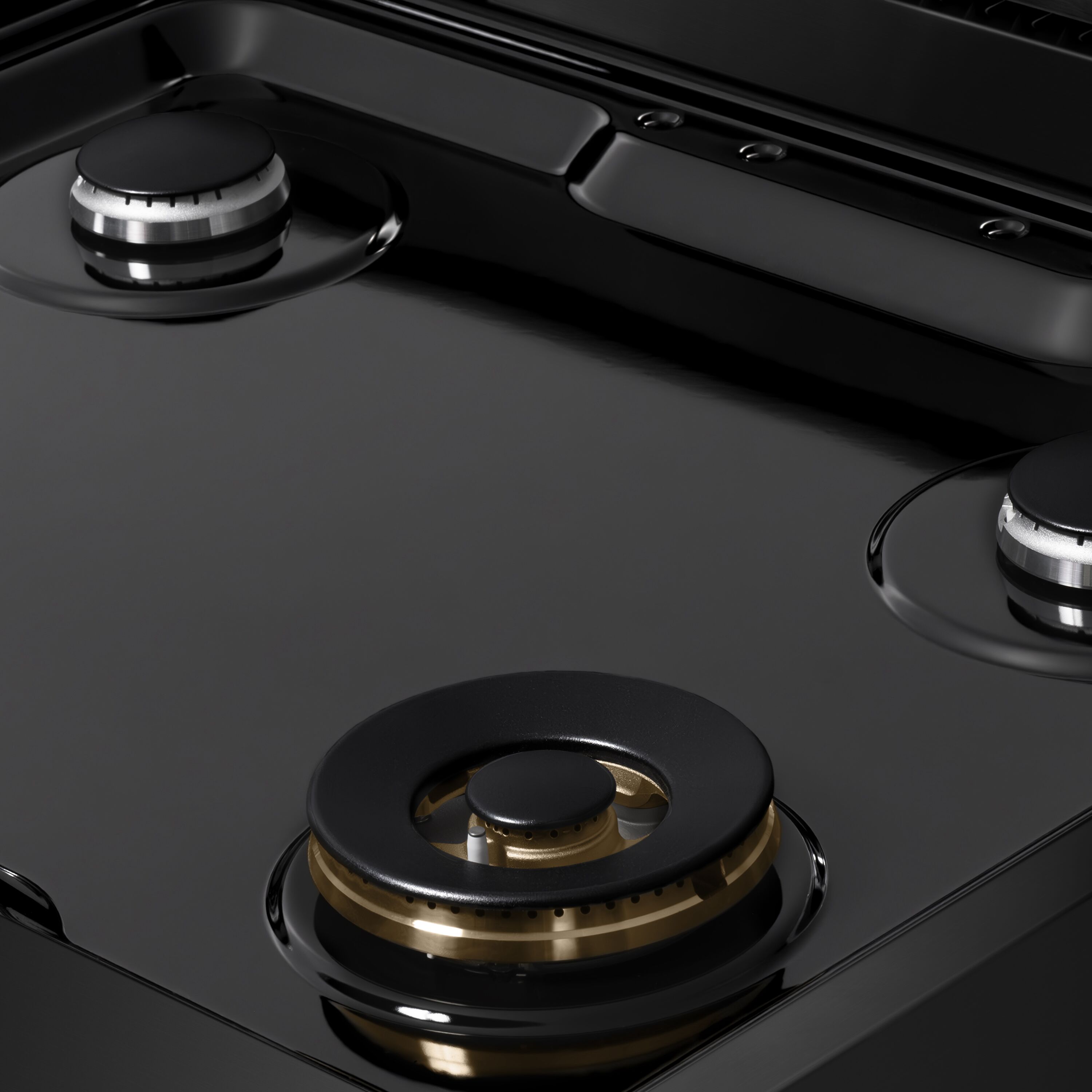 ZLINE KITCHEN & BATH Paramount 30-in 4 burners Black Stainless steel ...