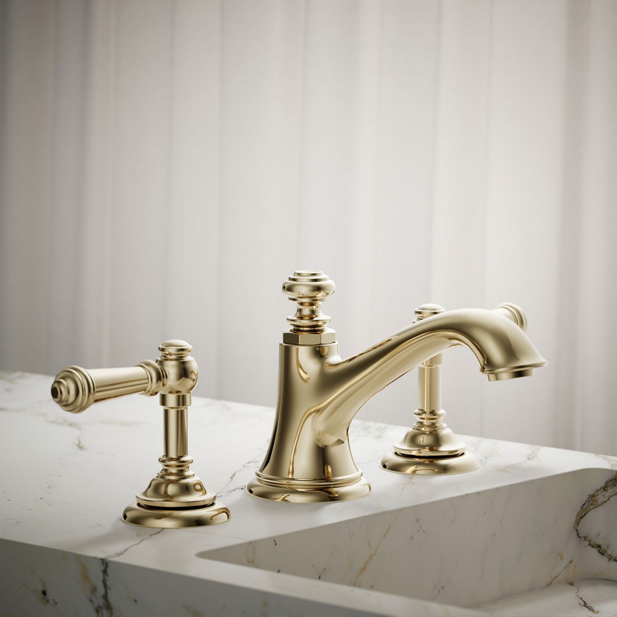 KOHLER Artifacts Vibrant French Gold Widespread Sold separately ...