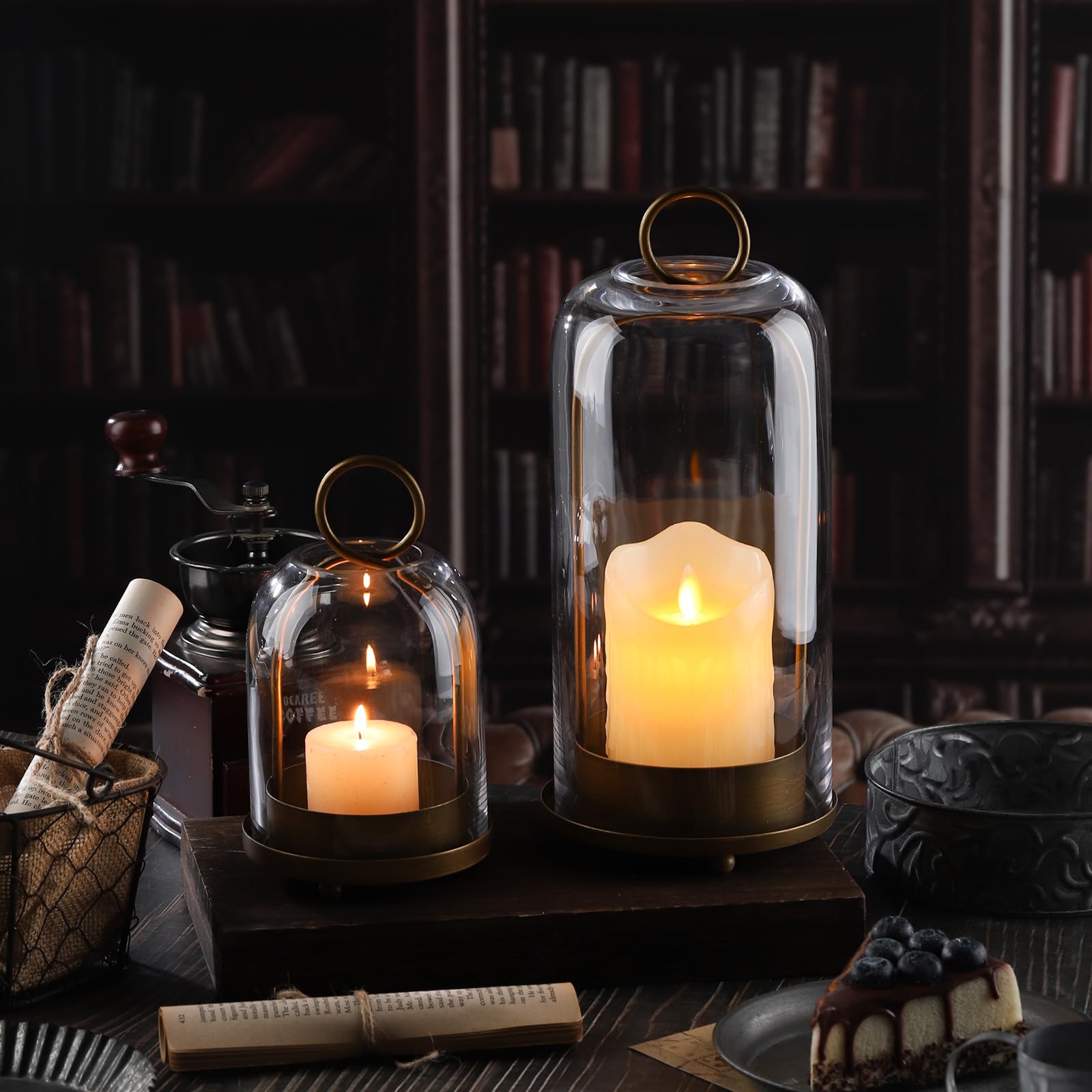 OMOMMD Brass 5 Inch 4 Inch Versatile Metal Candle Holder Handmade ...