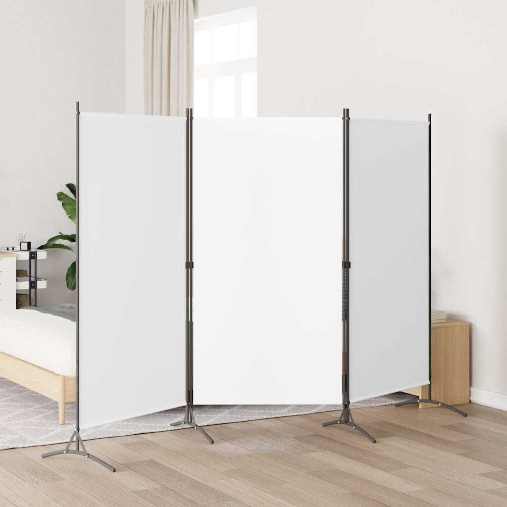 JUSHUA 3 panel room divider white fabric in the Room Dividers ...