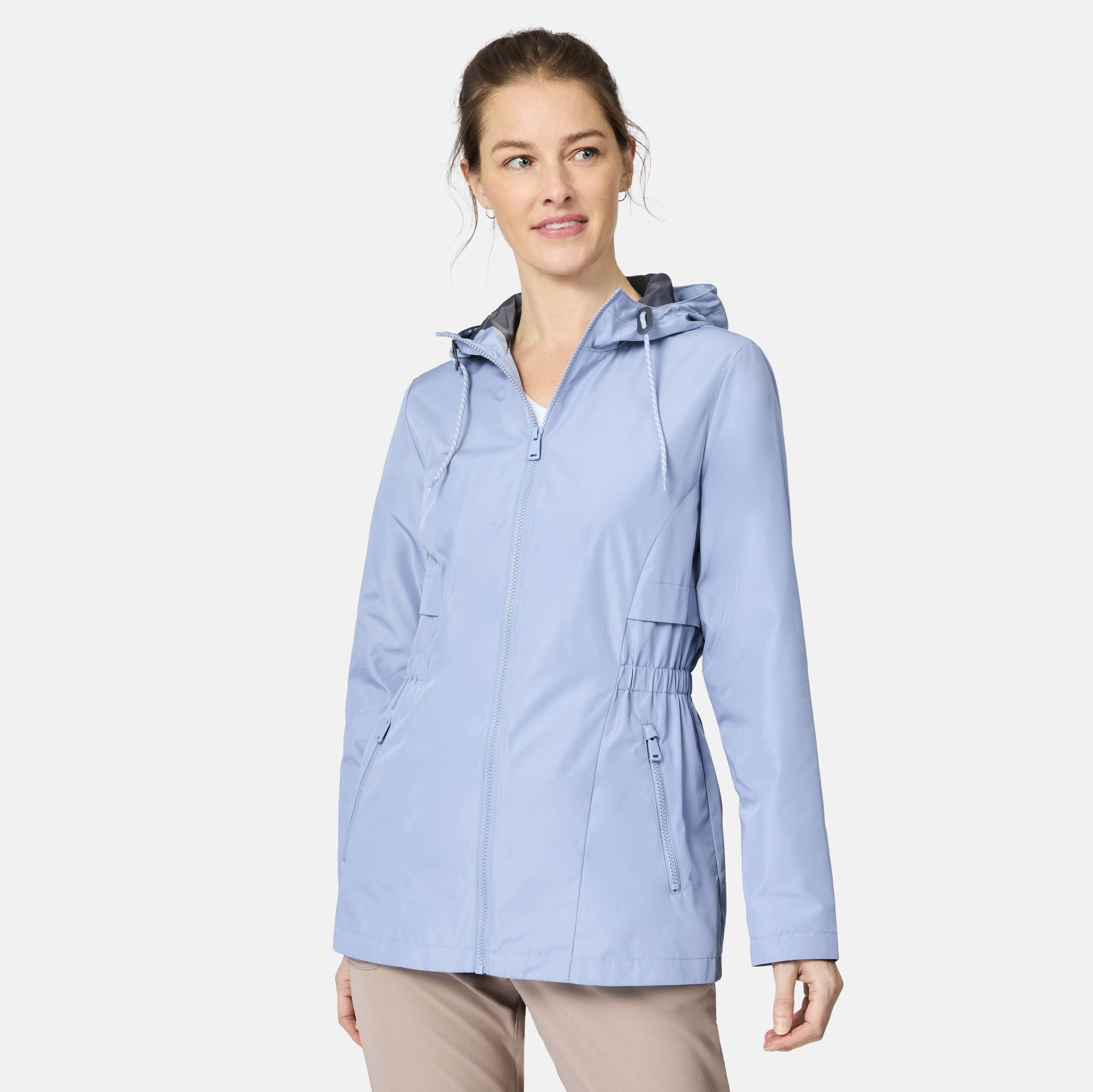 Free Country X20 Women's Blue Jean Hooded Rain jacket ( XL ) in the ...