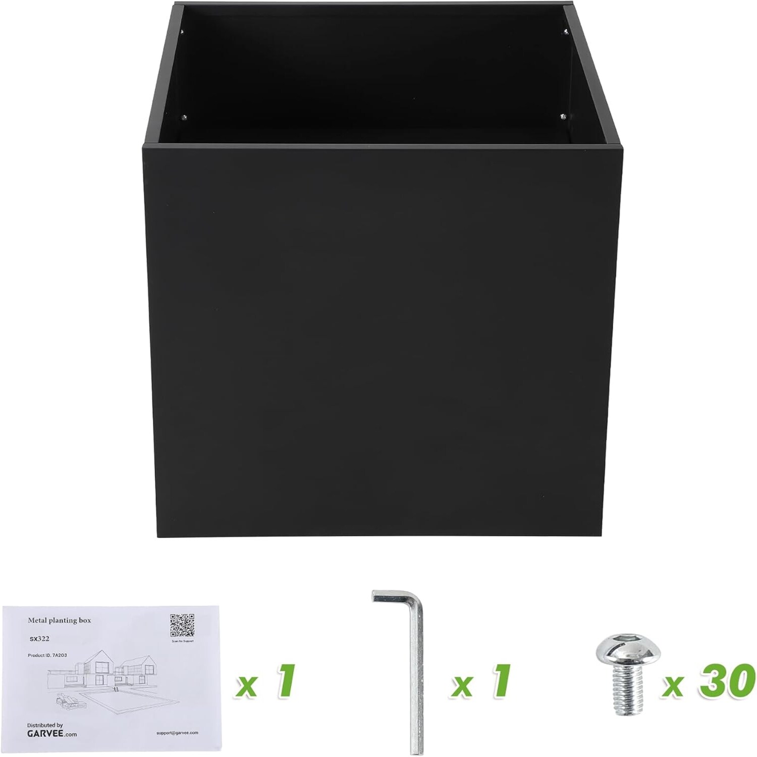 IdealHouse 26x26x26 Inch Tall Anti-Rust Metal Raised Garden Bed/ Steel ...