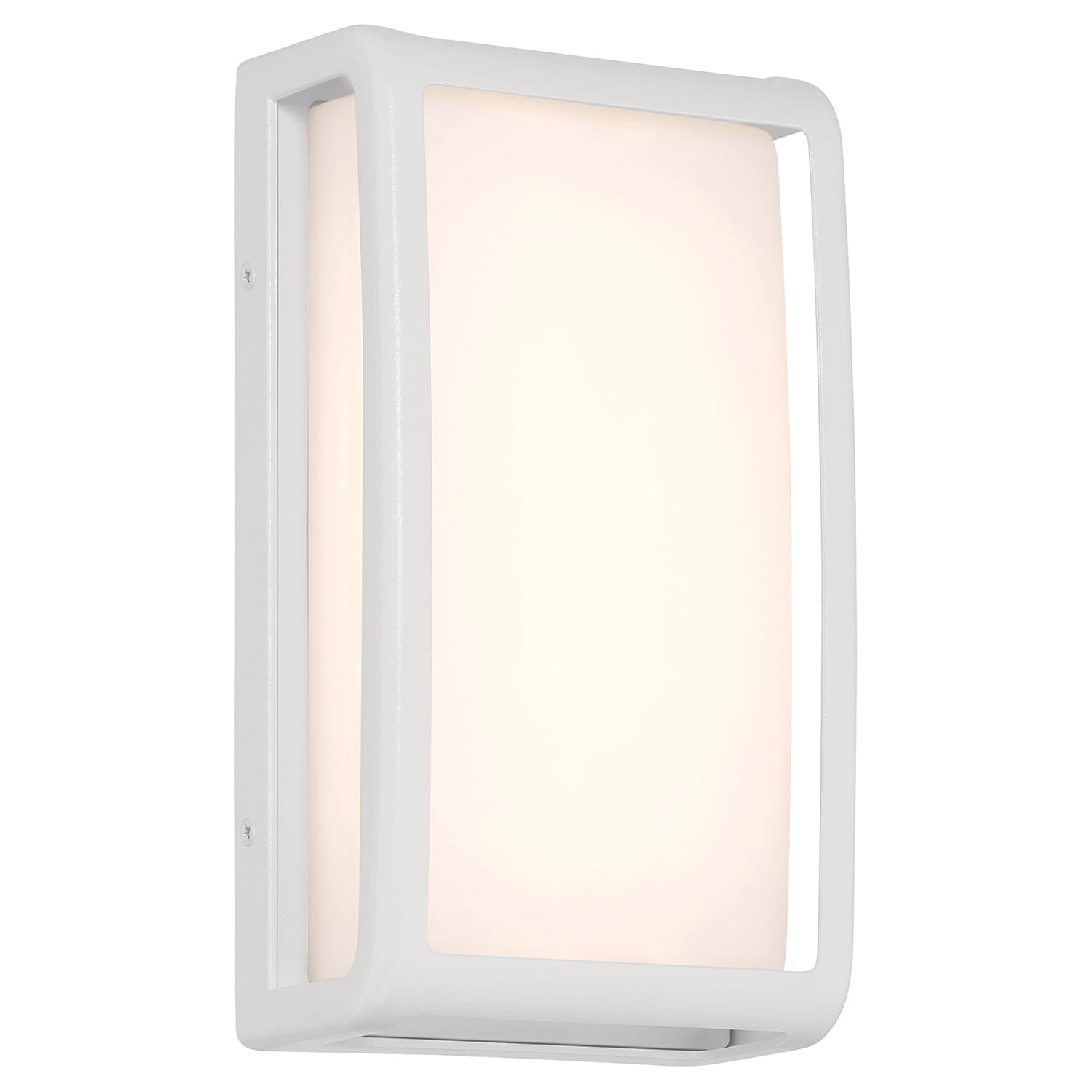 Access Lighting Montana 9-in H White Hardwired Integrated LED Outdoor ...