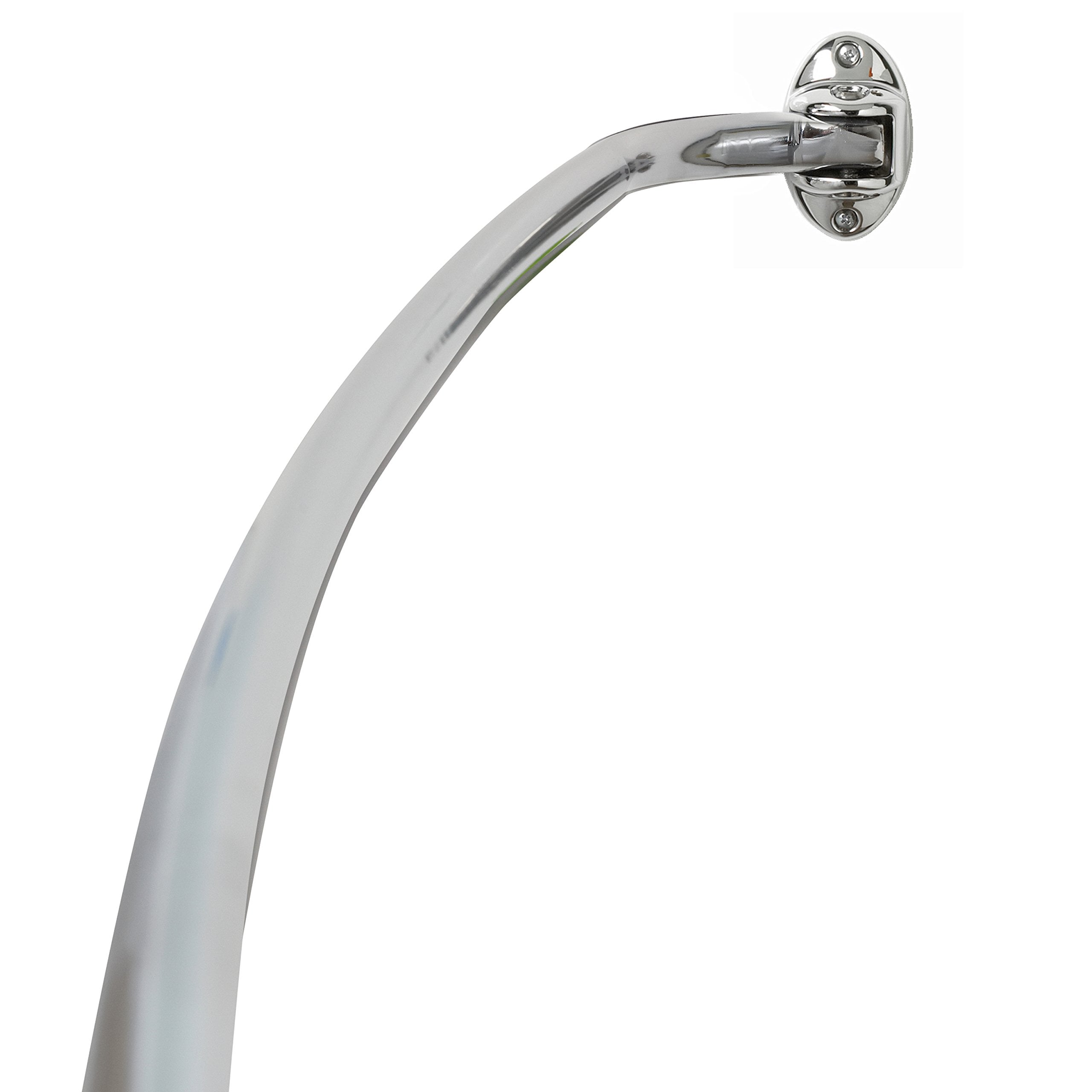 Zenna Home Zenith 72 Chrome Adjustable Curved Shower Rod in the Shower ...