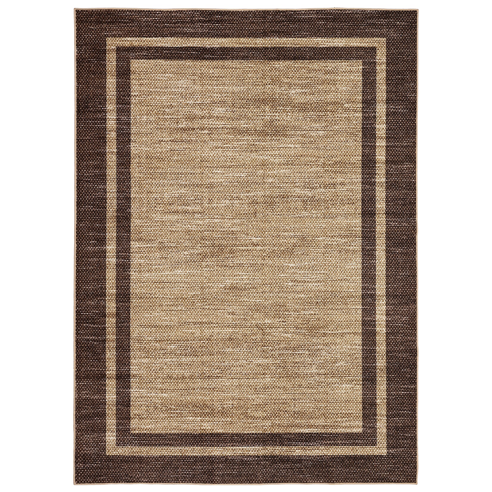 Aoile 9 x 12 ft Jute Polyester Rectangular Floral Bordered Soft Non ...