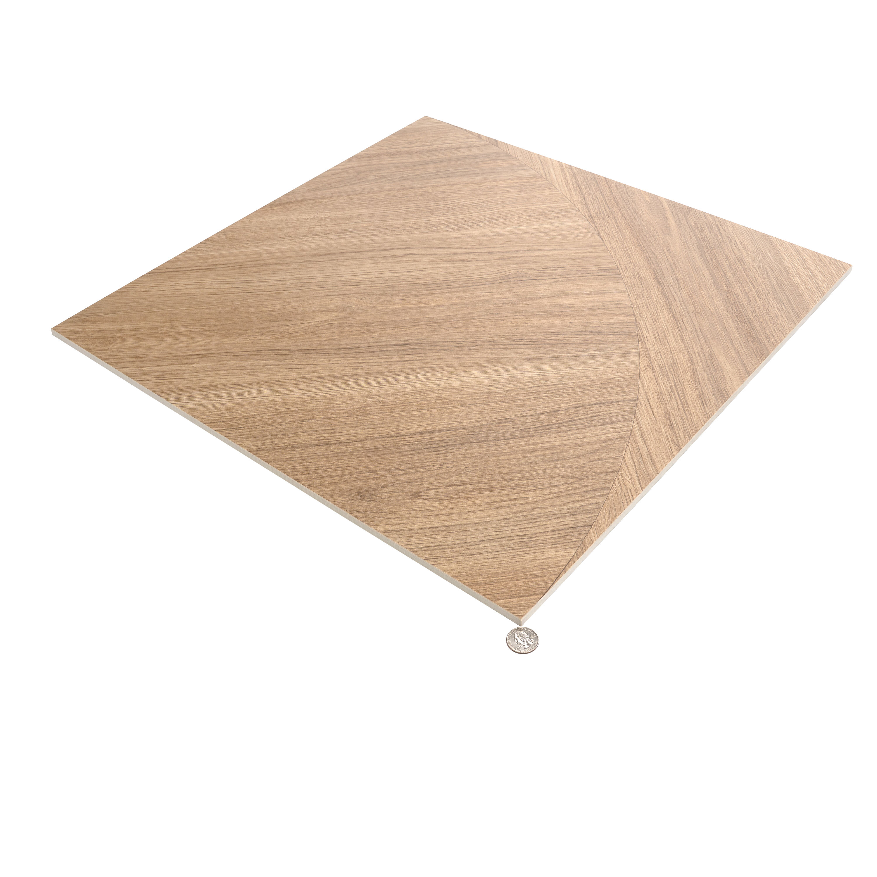 Apollo Tile Sample - Bois Honey Wood 4-in x 5-in Matte Porcelain Floor ...