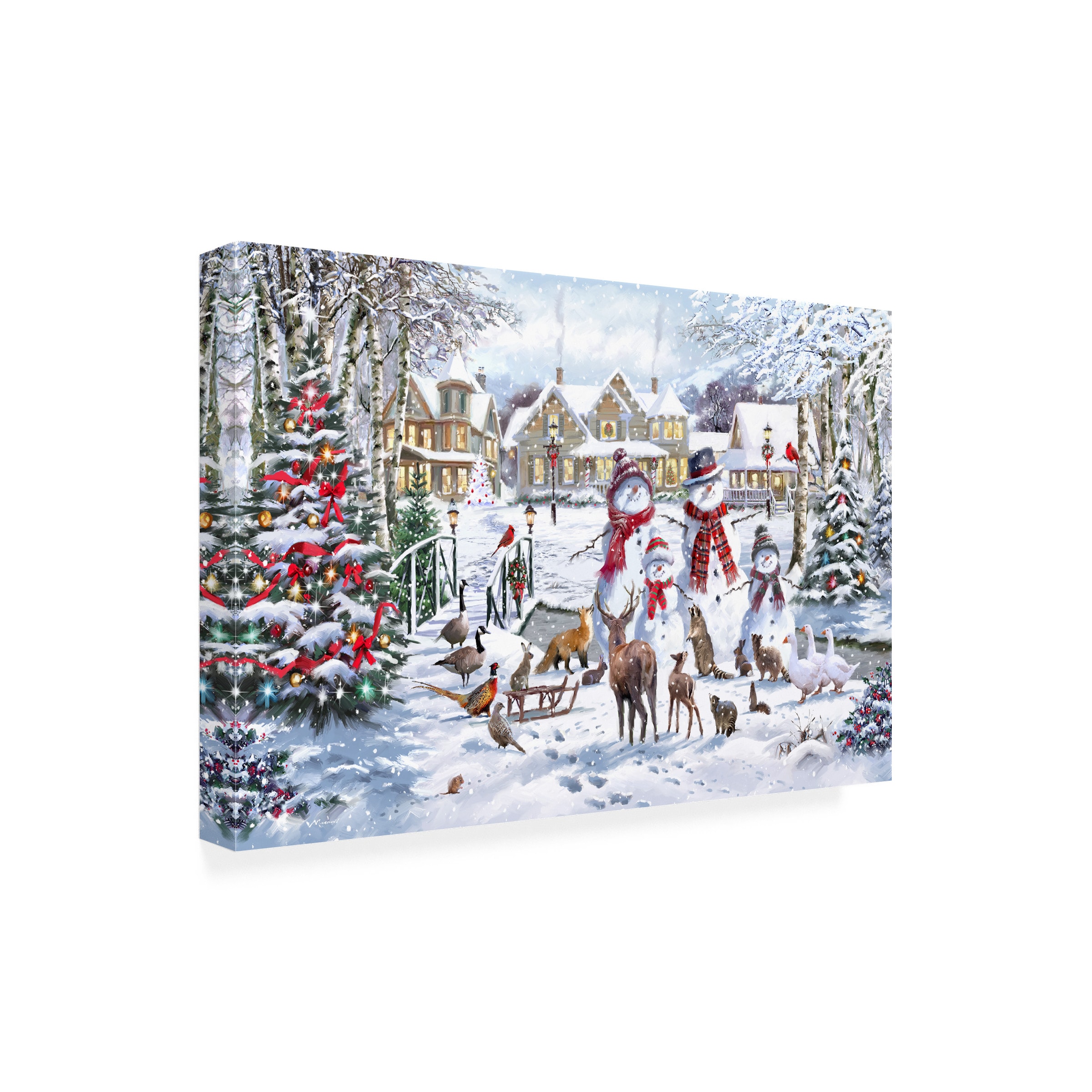 Trademark Fine Art The Macneil Studio 'Magic Of Christmas' Canvas Art ...