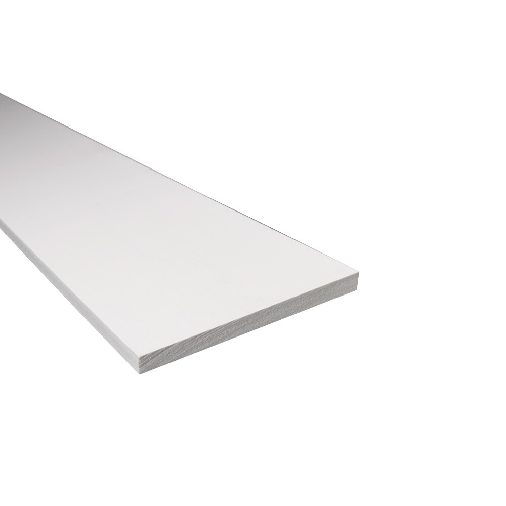1-in x 10-in x 18 Reversible (Smooth/Wood grain) PVC Trim Board in the ...