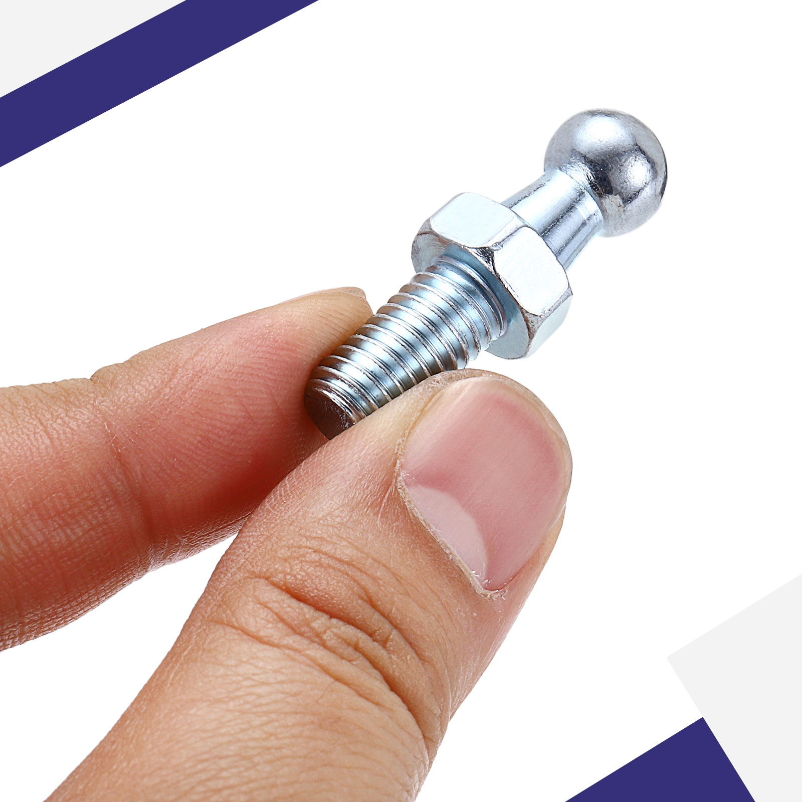 Unique Bargains M8 x 0.5 Inch Ball Stud Bolt Stainless Steel Gas Spring ...