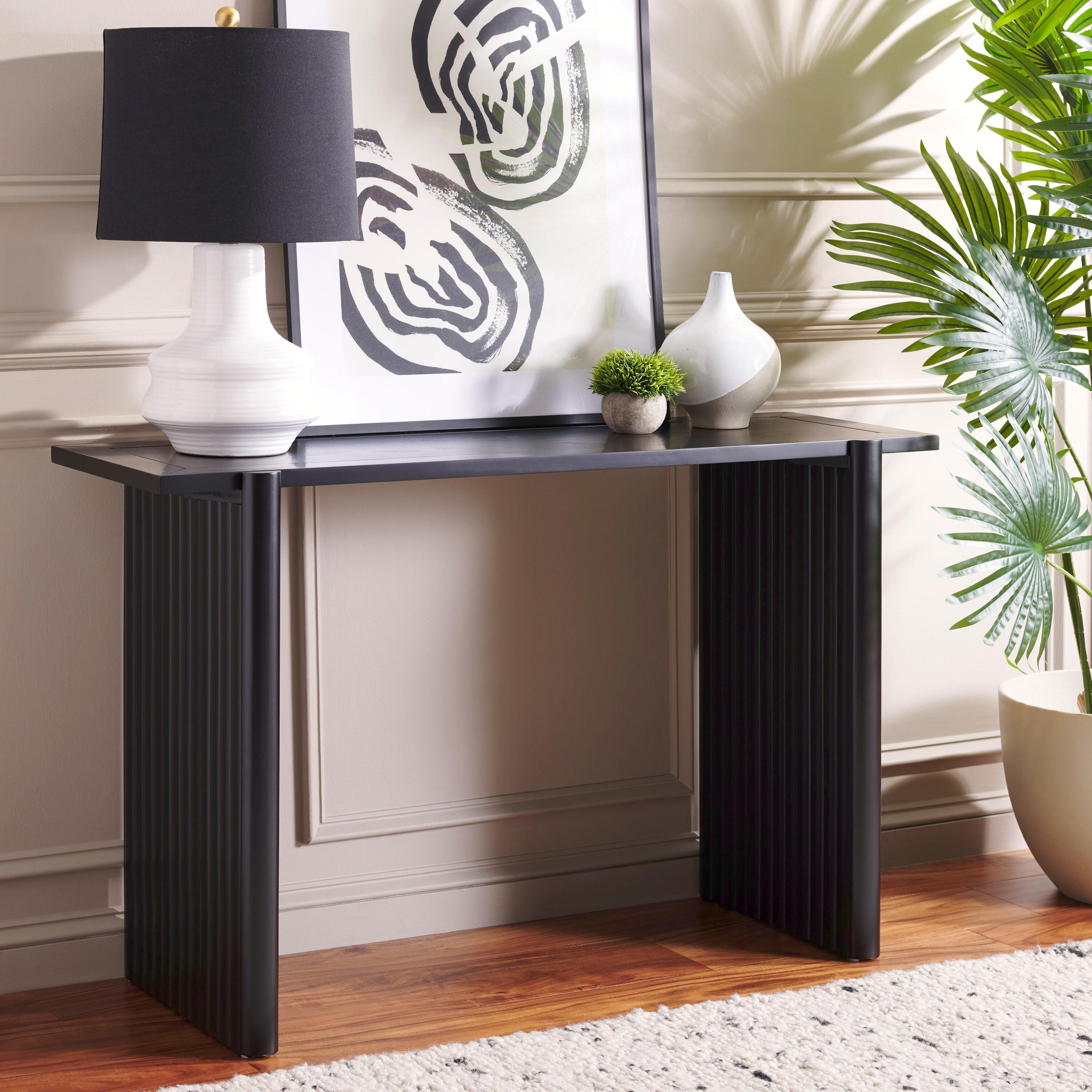 Safavieh Modern Rectangular Composite Nc Coating 47.25-in W x 29.92-in ...