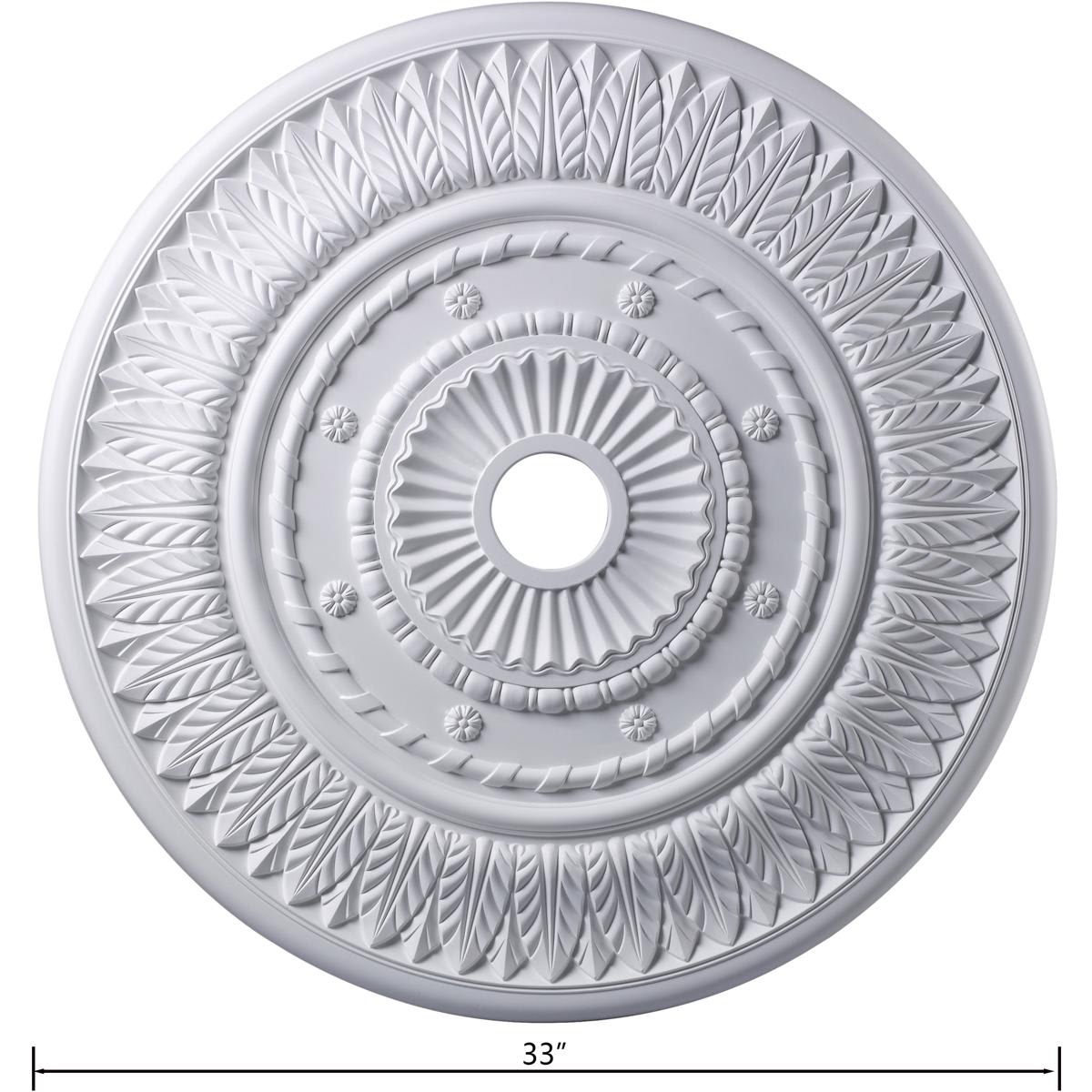 Atlas Lighting and Home LA11040-WH Corinna White Medallion in the Area ...