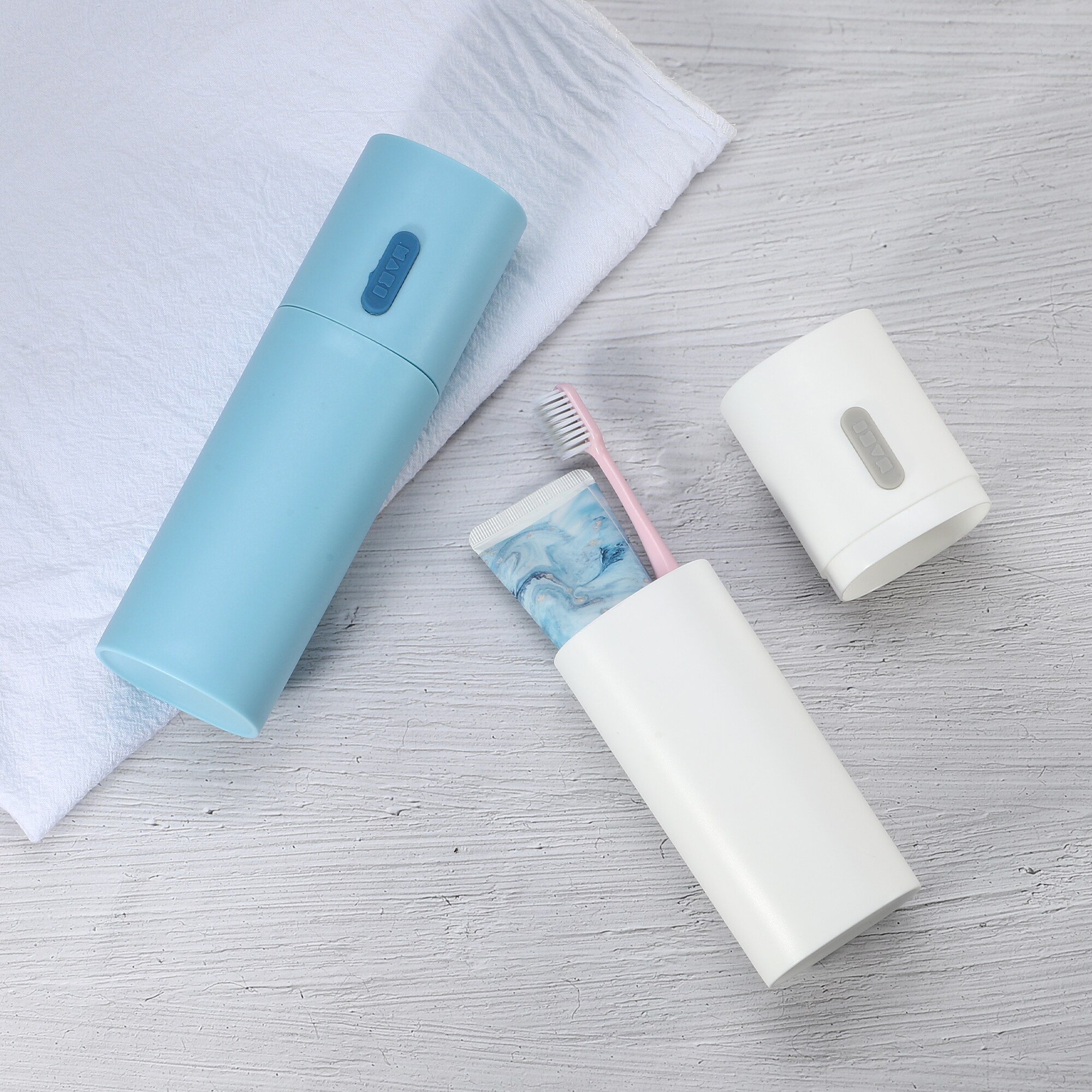 Unique Bargains 2pcs Toothbrush Travel Case PP Lightweight Traveling ...