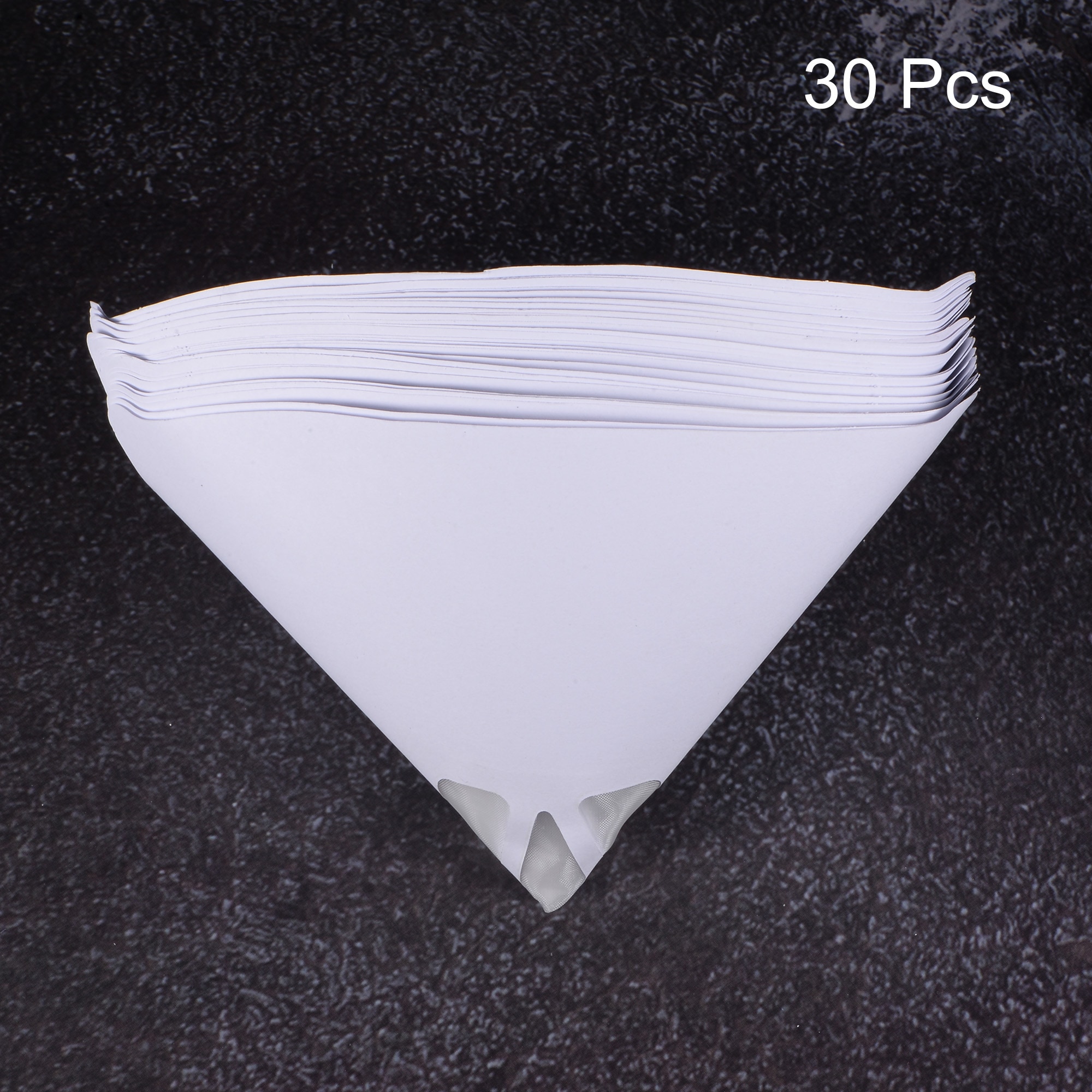 Unique Bargains 30pcs Paper Paint Strainer 150 Micron 190mmx100mm Cone ...