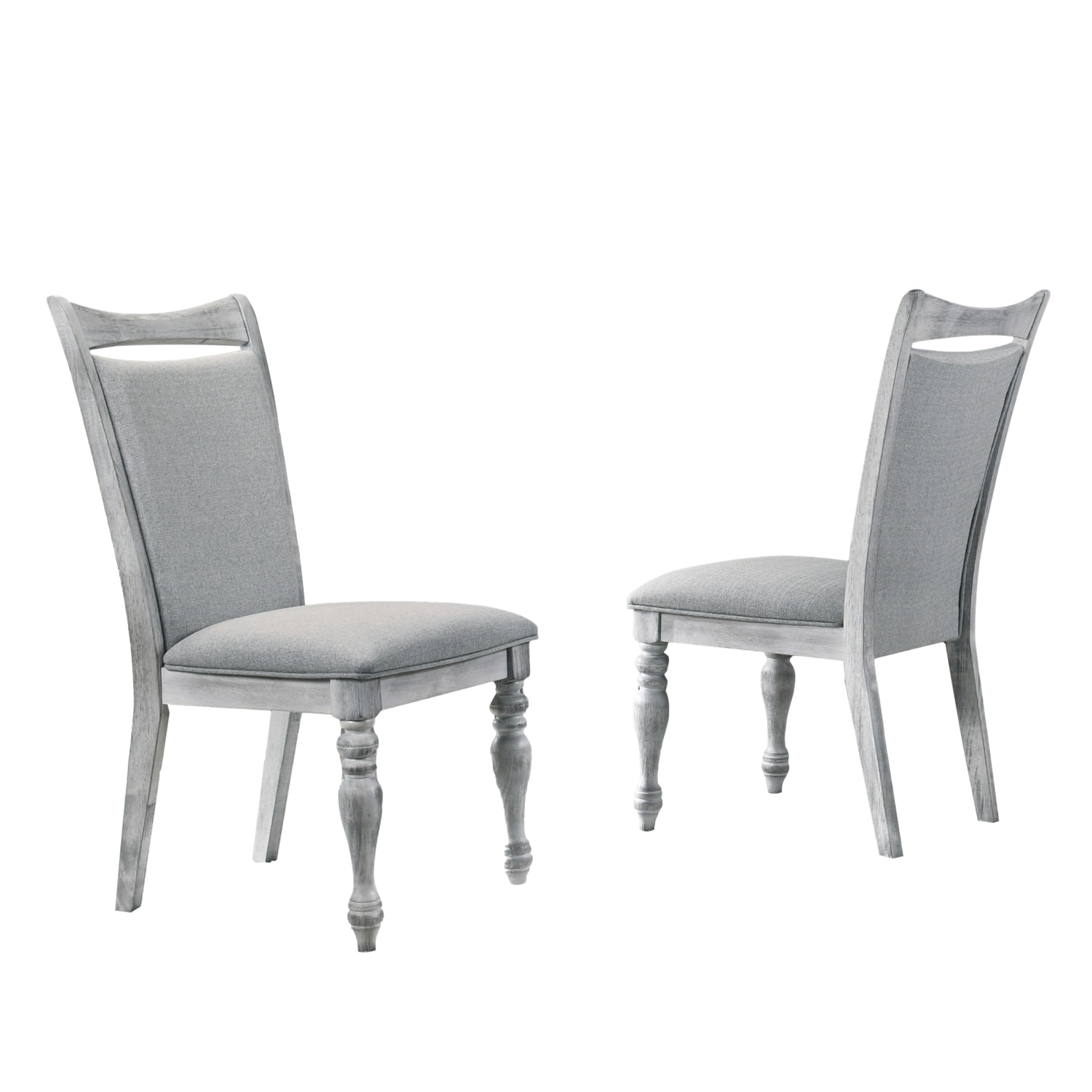 Streamdale Furniture Streamdale Upholstered Turned Leg Dining Chairs ...