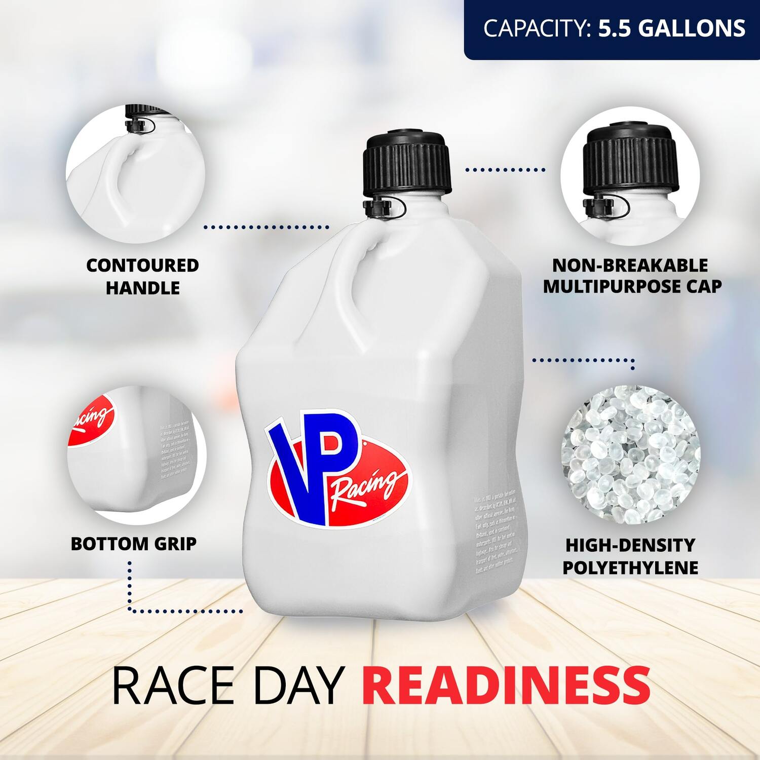 VP Racing Fuels 5.5-Gallon Plastic Racing Fuel Can in the Shop ...