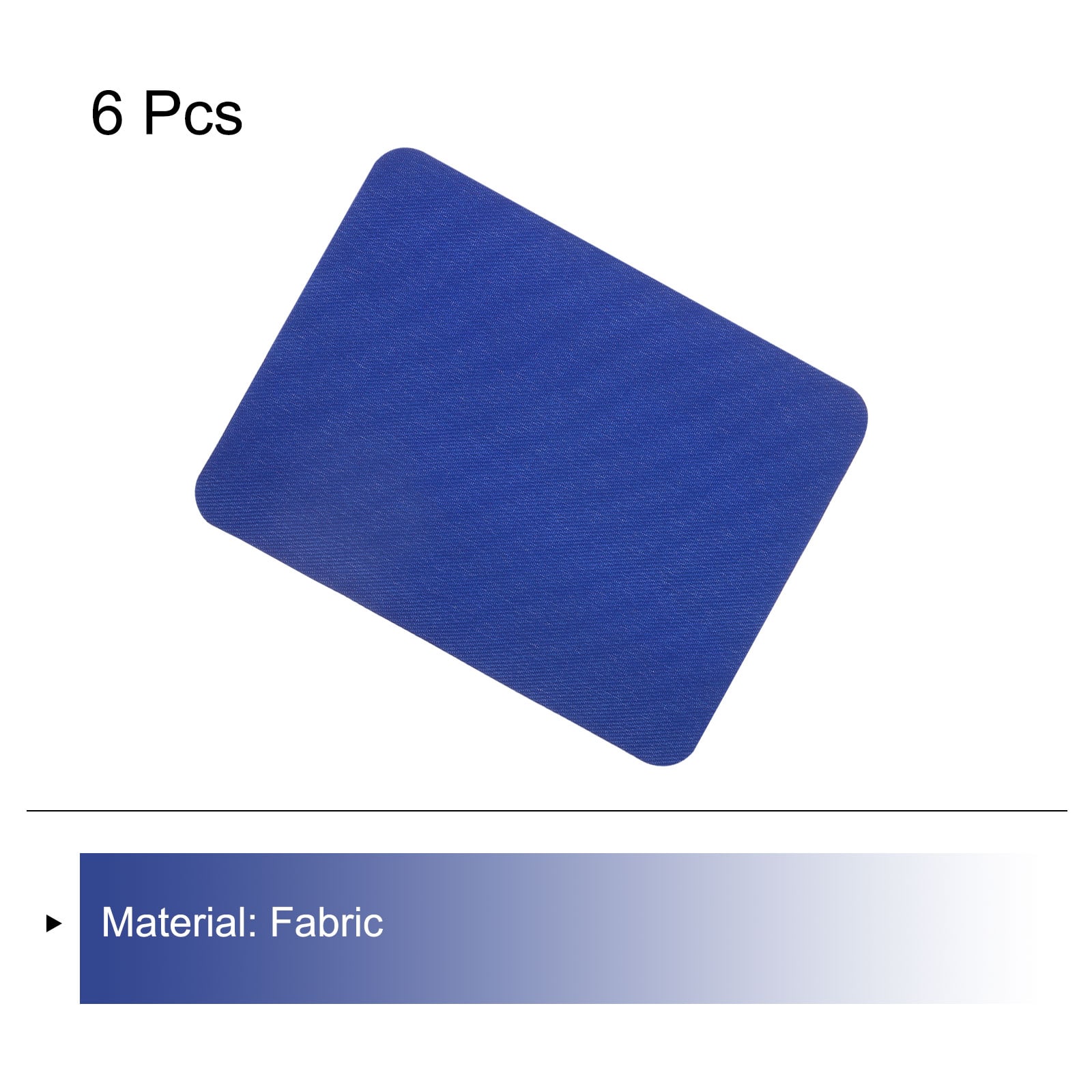 Unique Bargains 6pcs Iron on Patches Fabric Repair Patches Iron-On ...